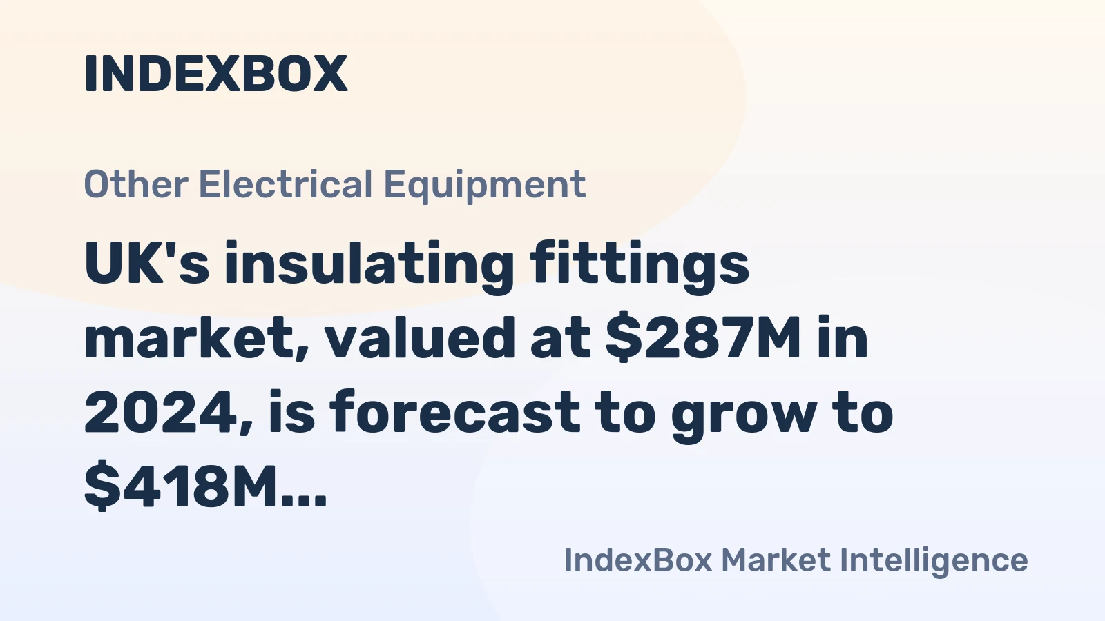 UK's insulating fittings market, valued at $287M in 2024, is forecast to grow to $418M and 11K tons by 2035.