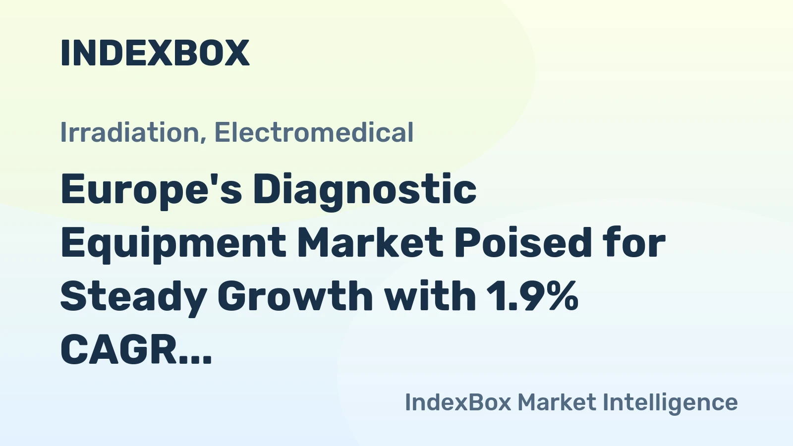 Europe's Diagnostic Equipment Market Poised for Steady Growth with 1.9% CAGR Through 2035