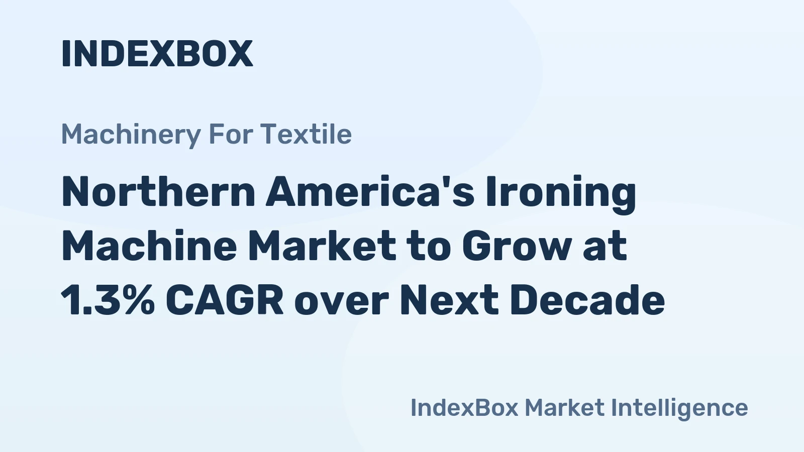 Northern America's Ironing Machine Market to Grow at 1.3% CAGR over Next Decade