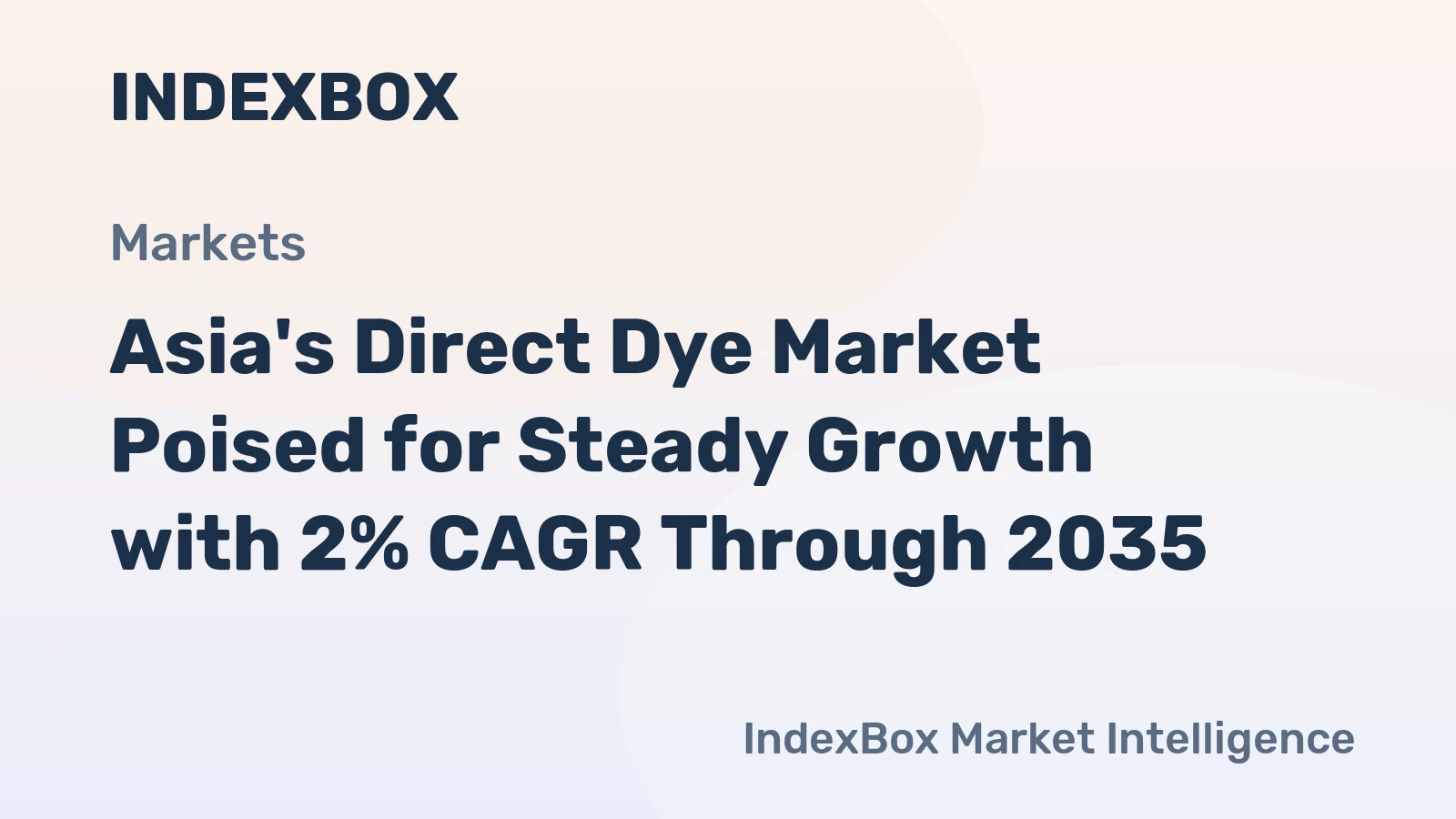 Asia's Direct Dye Market Poised for Steady Growth with 2% CAGR Through 2035