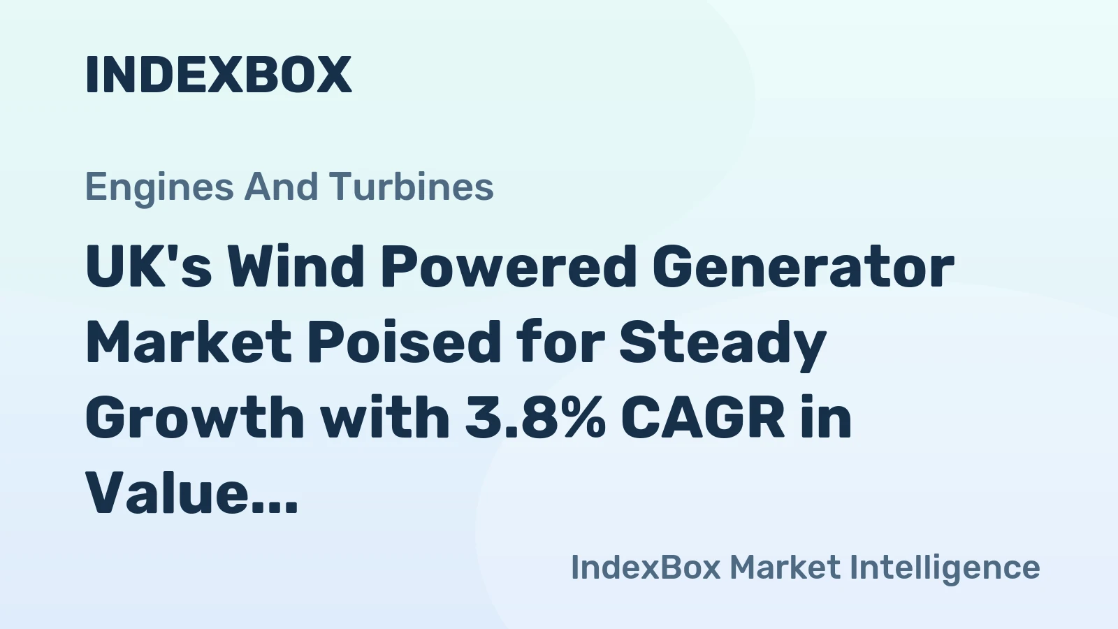 UK's Wind Powered Generator Market Poised for Steady Growth with 3.8% CAGR in Value Through 2035