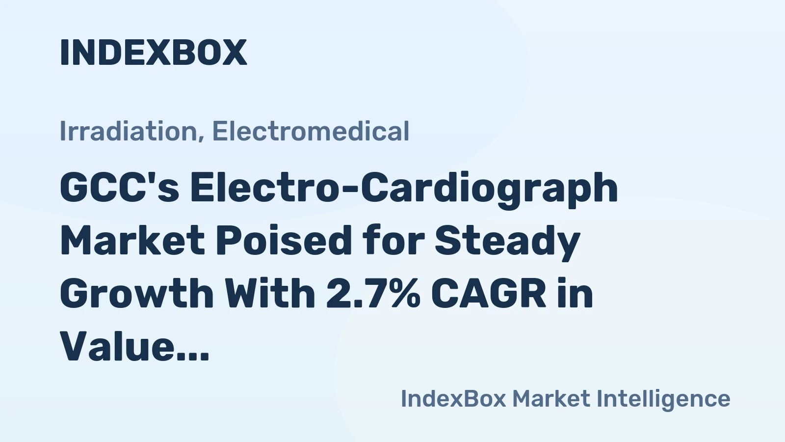 GCC's Electro-Cardiograph Market Poised for Steady Growth With 2.7% CAGR in Value Through 2035