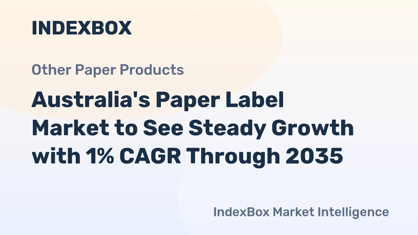 Australia's Paper Label Market to See Steady Growth with 1% CAGR Through 2035