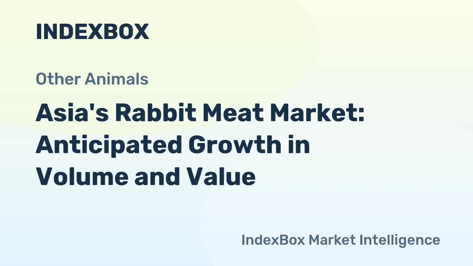 Asia's Rabbit Meat Market: Anticipated Growth in Volume and Value