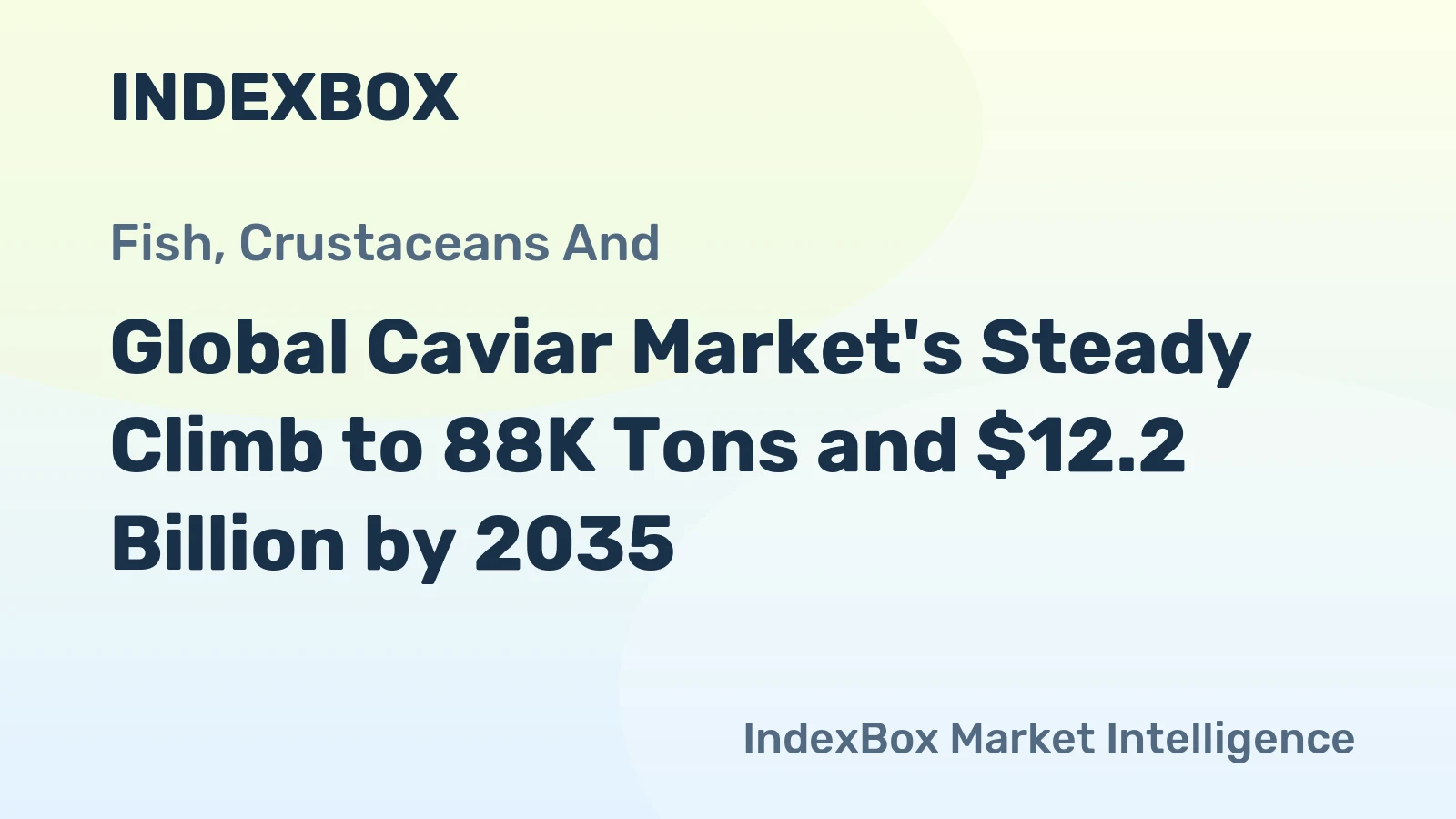 Global Caviar Market's Steady Climb to 88K Tons and $12.2 Billion by 2035