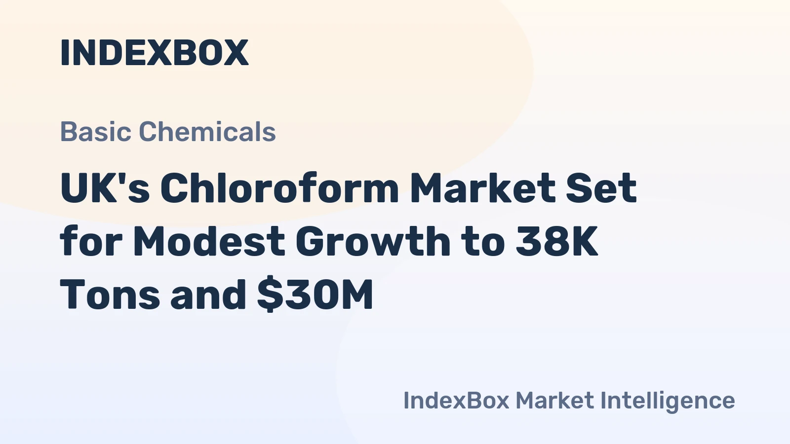 UK's Chloroform Market Set for Modest Growth to 38K Tons and $30M