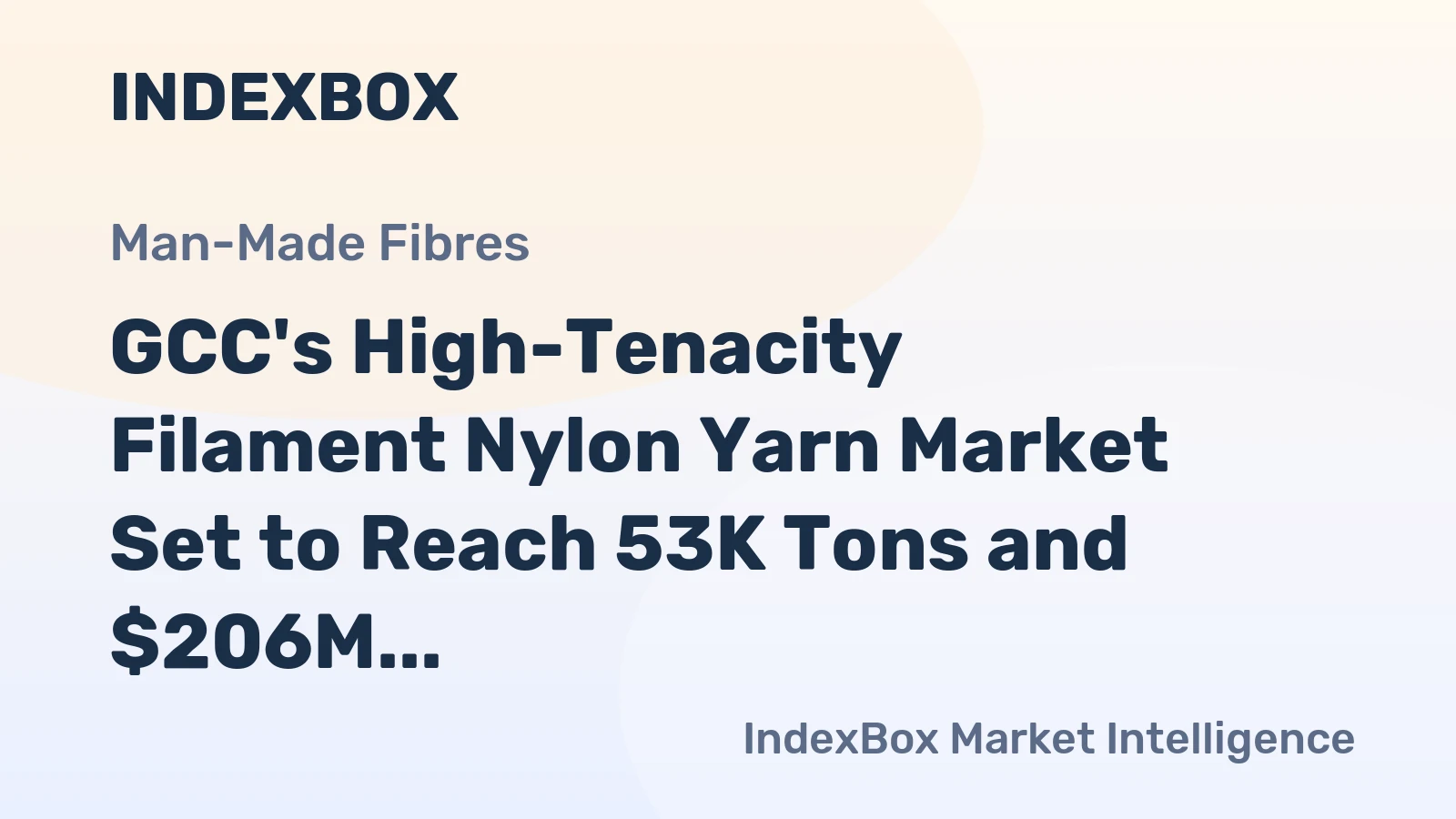 GCC's High-Tenacity Filament Nylon Yarn Market Set to Reach 53K Tons and $206M by 2035