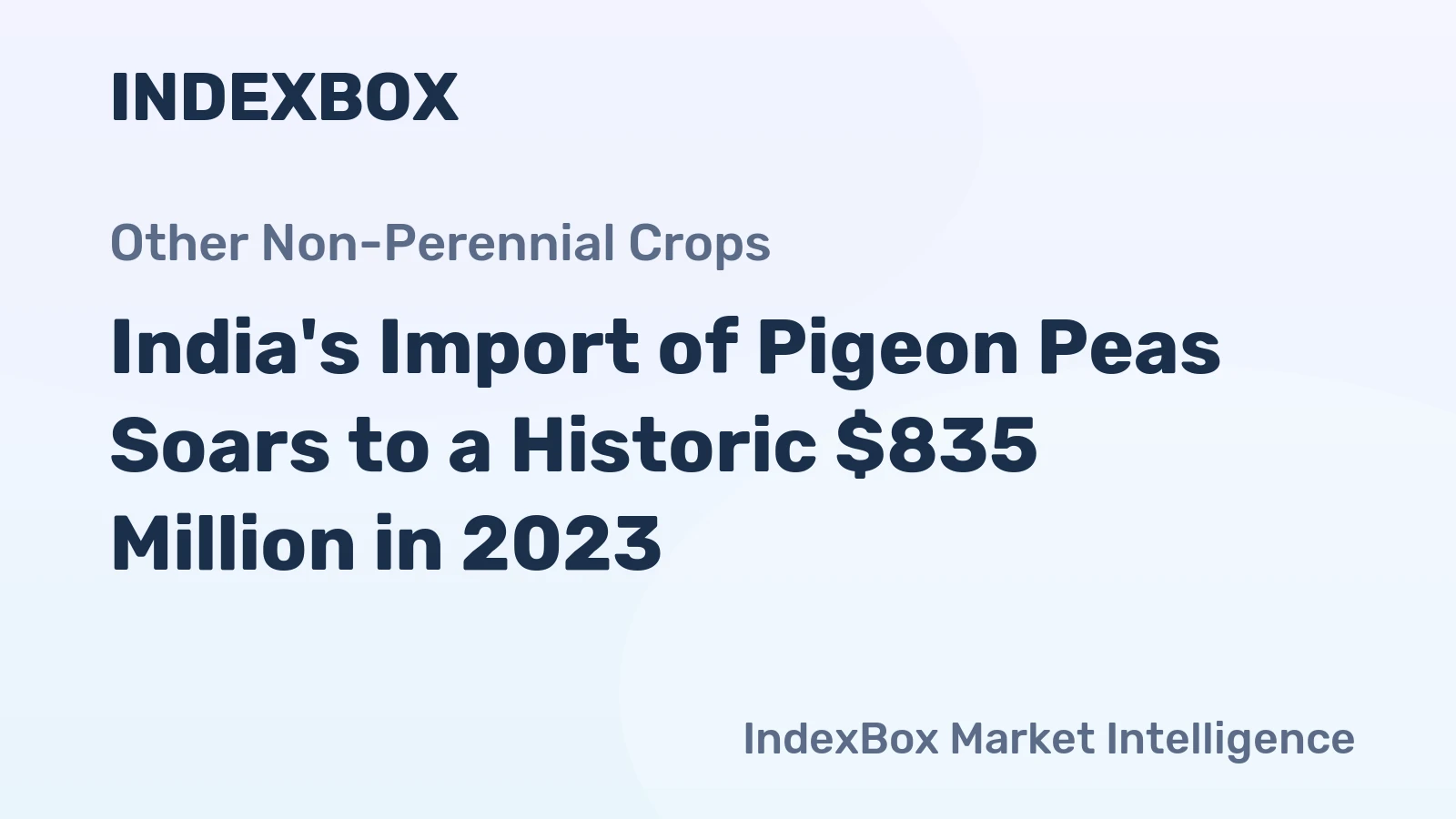 India's Import of Pigeon Peas Soars to a Historic $835 Million in 2023