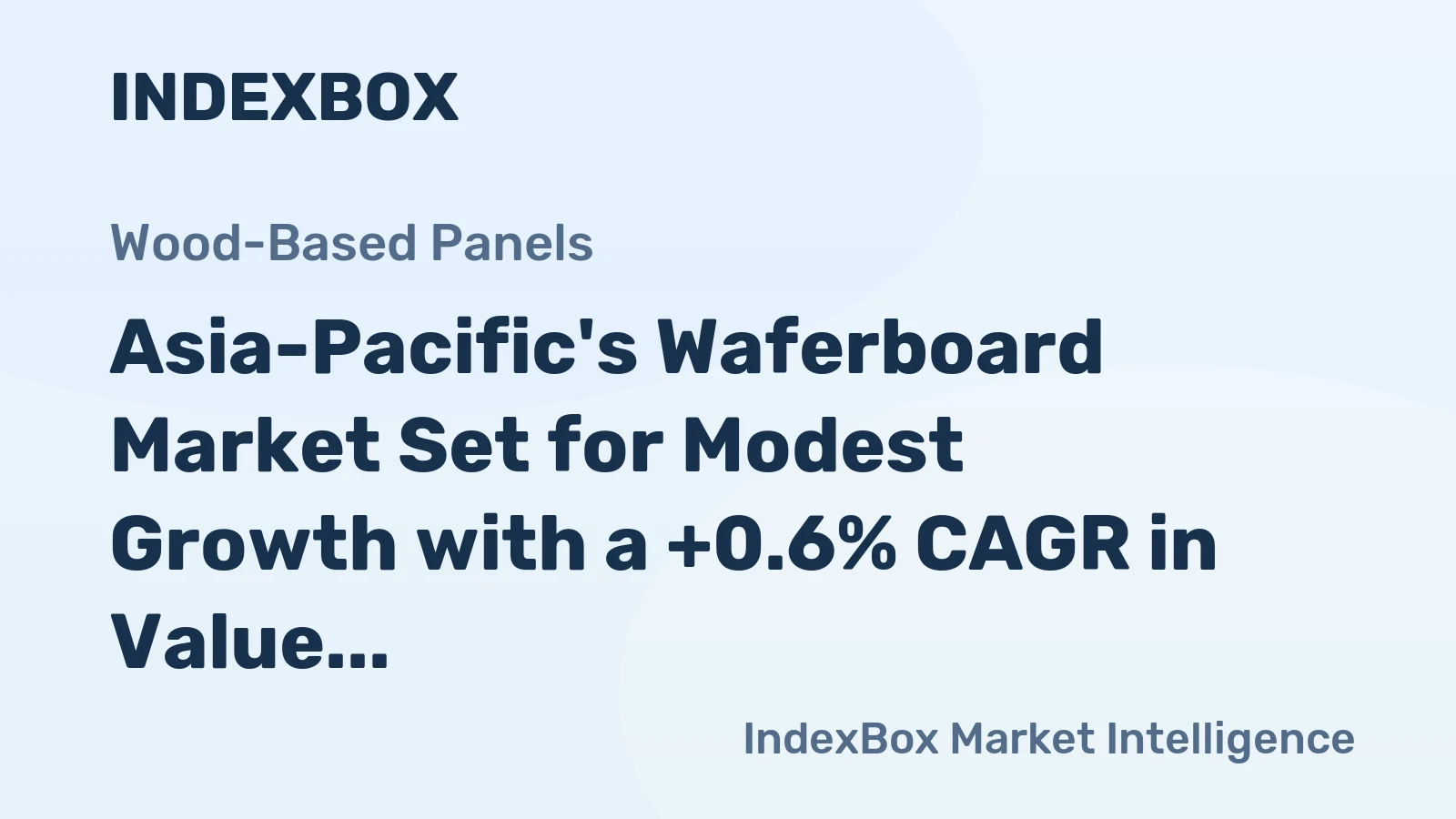 Asia-Pacific's Waferboard Market Set for Modest Growth with a +0.6% CAGR in Value Through 2035