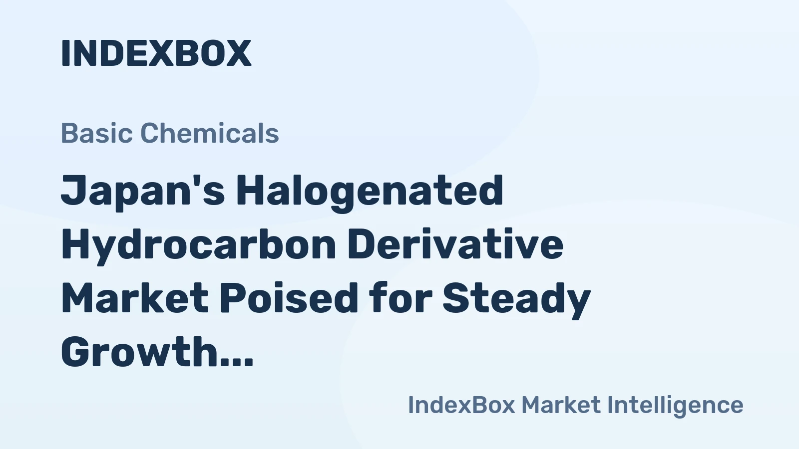Japan's Halogenated Hydrocarbon Derivative Market Poised for Steady Growth With 3.3% CAGR Through 2035