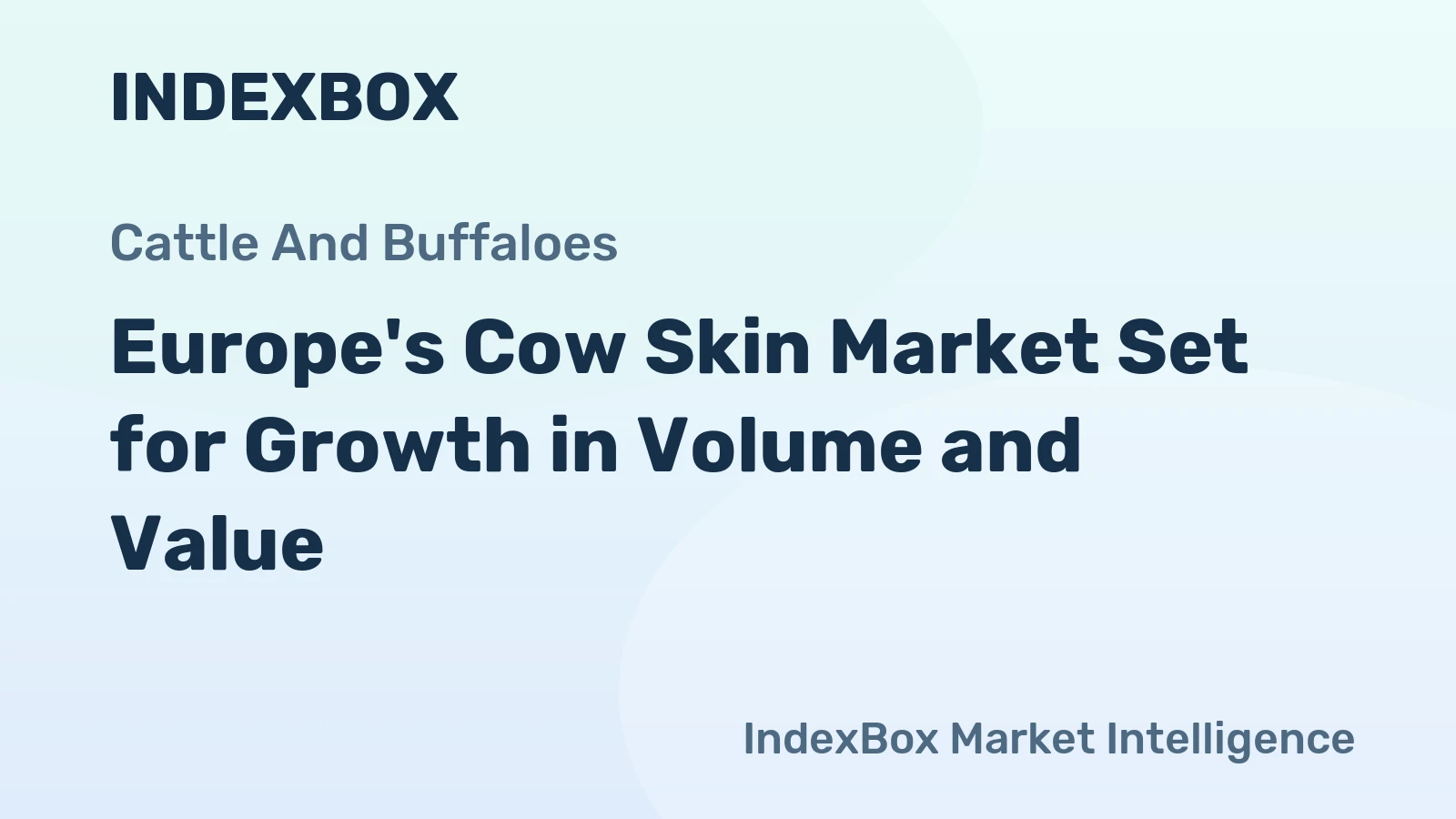 Europe's Cow Skin Market Set for Growth in Volume and Value