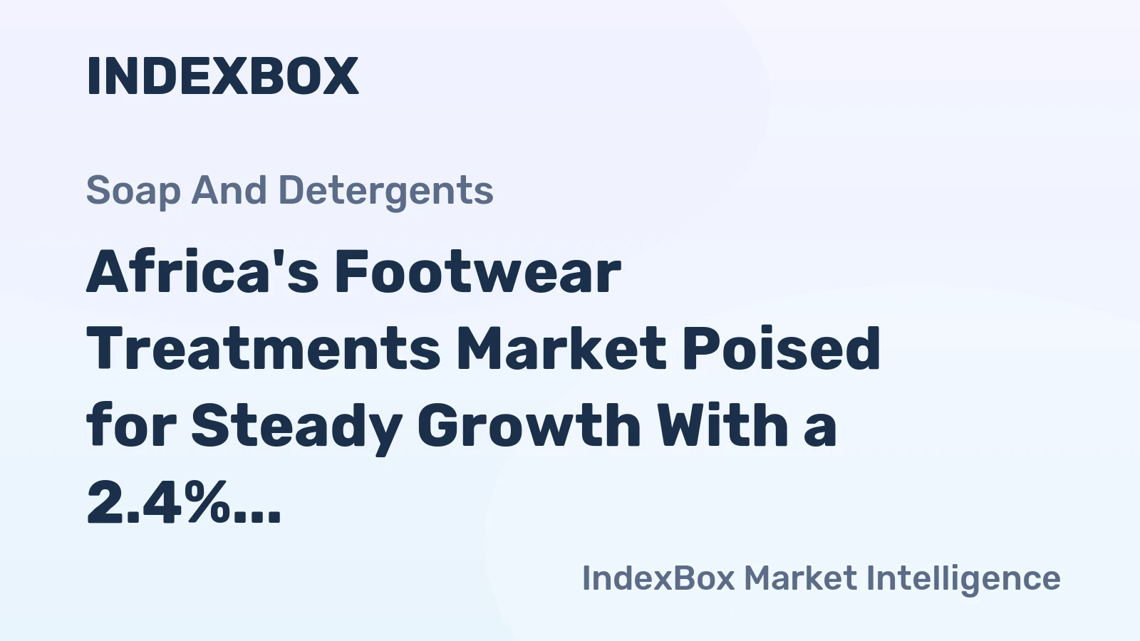 Africa's Footwear Treatments Market Poised for Steady Growth With a 2.4% CAGR in Value