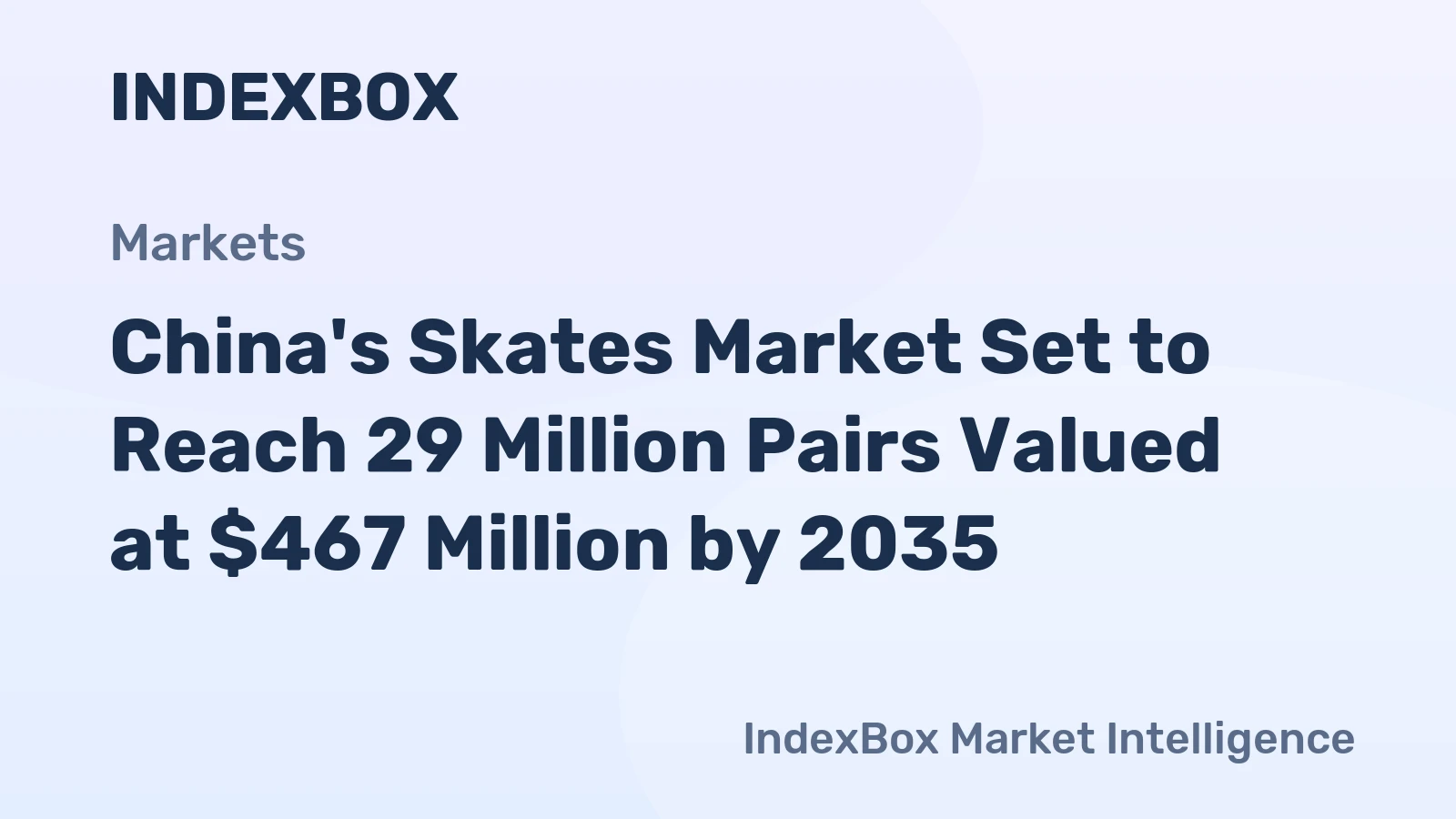 China's Skates Market Set to Reach 29 Million Pairs Valued at $467 Million by 2035