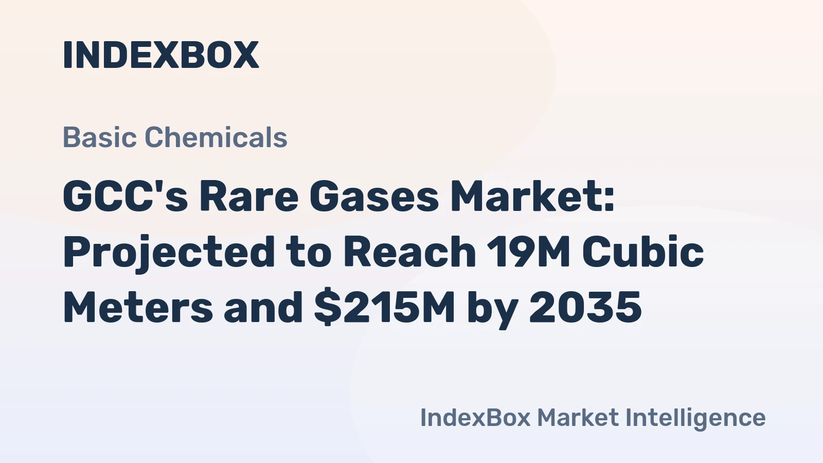 GCC's Rare Gases Market: Projected to Reach 19M Cubic Meters and $215M by 2035
