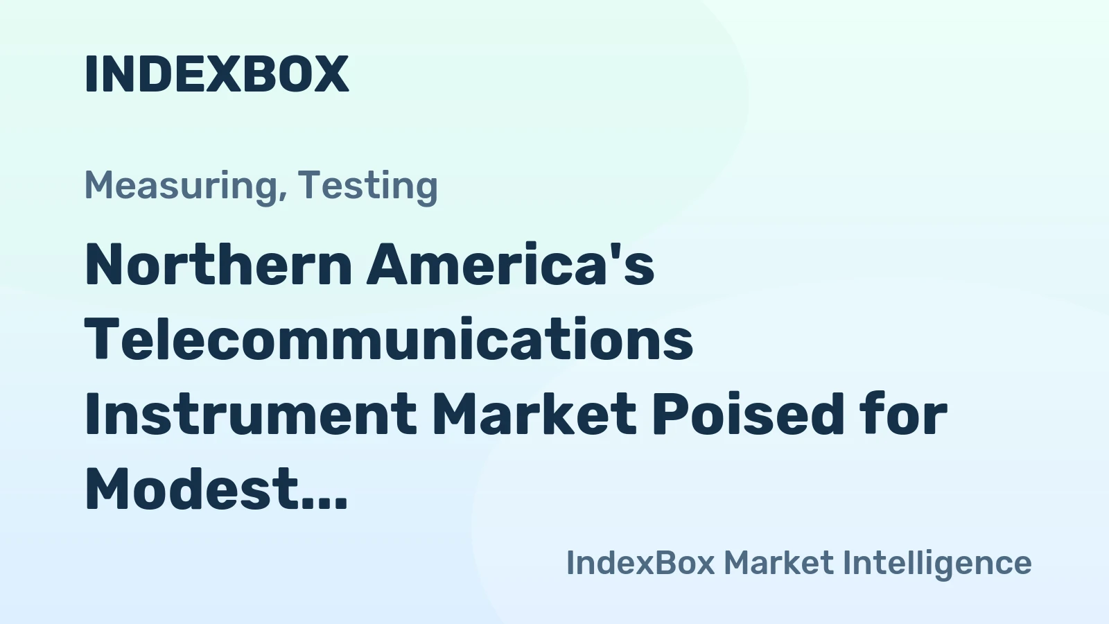 Northern America's Telecommunications Instrument Market Poised for Modest Growth with +0.6% Value CAGR Through 2035
