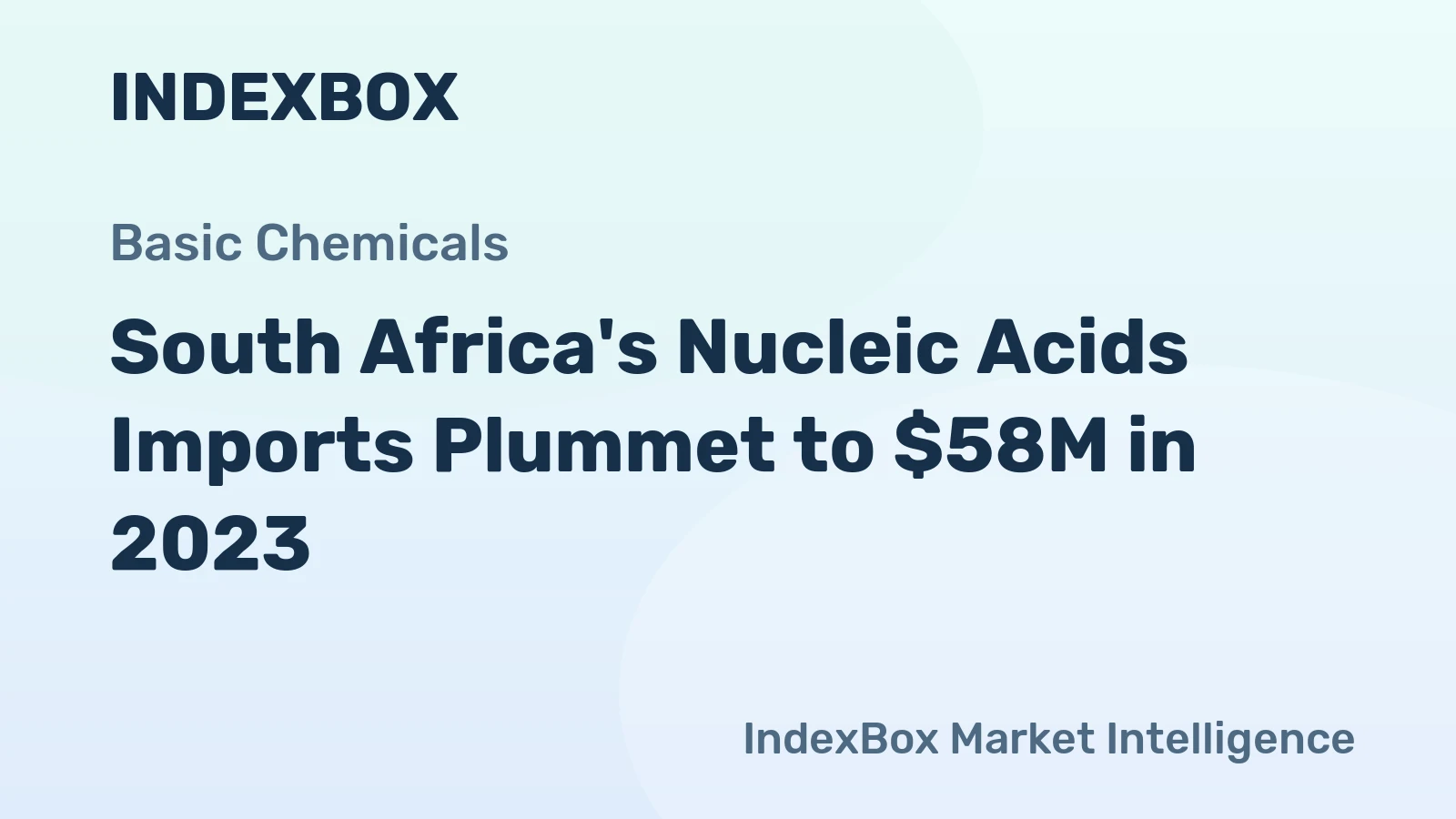 South Africa's Nucleic Acids Imports Plummet to $58M in 2023