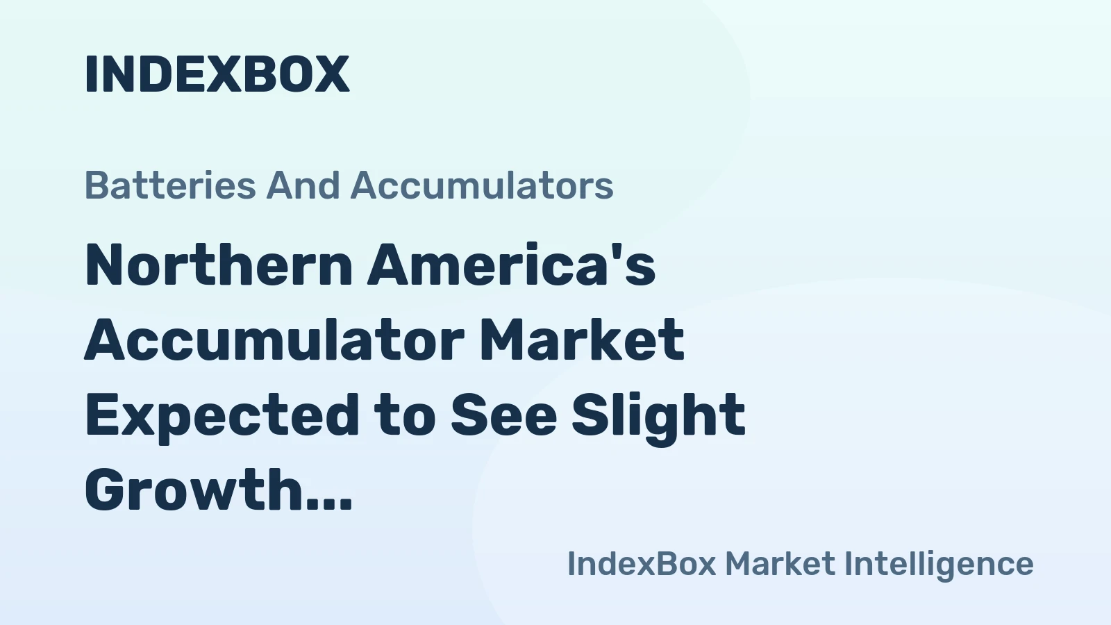 Northern America's Accumulator Market Expected to See Slight Growth with +0.5% CAGR from 2024 to 2035