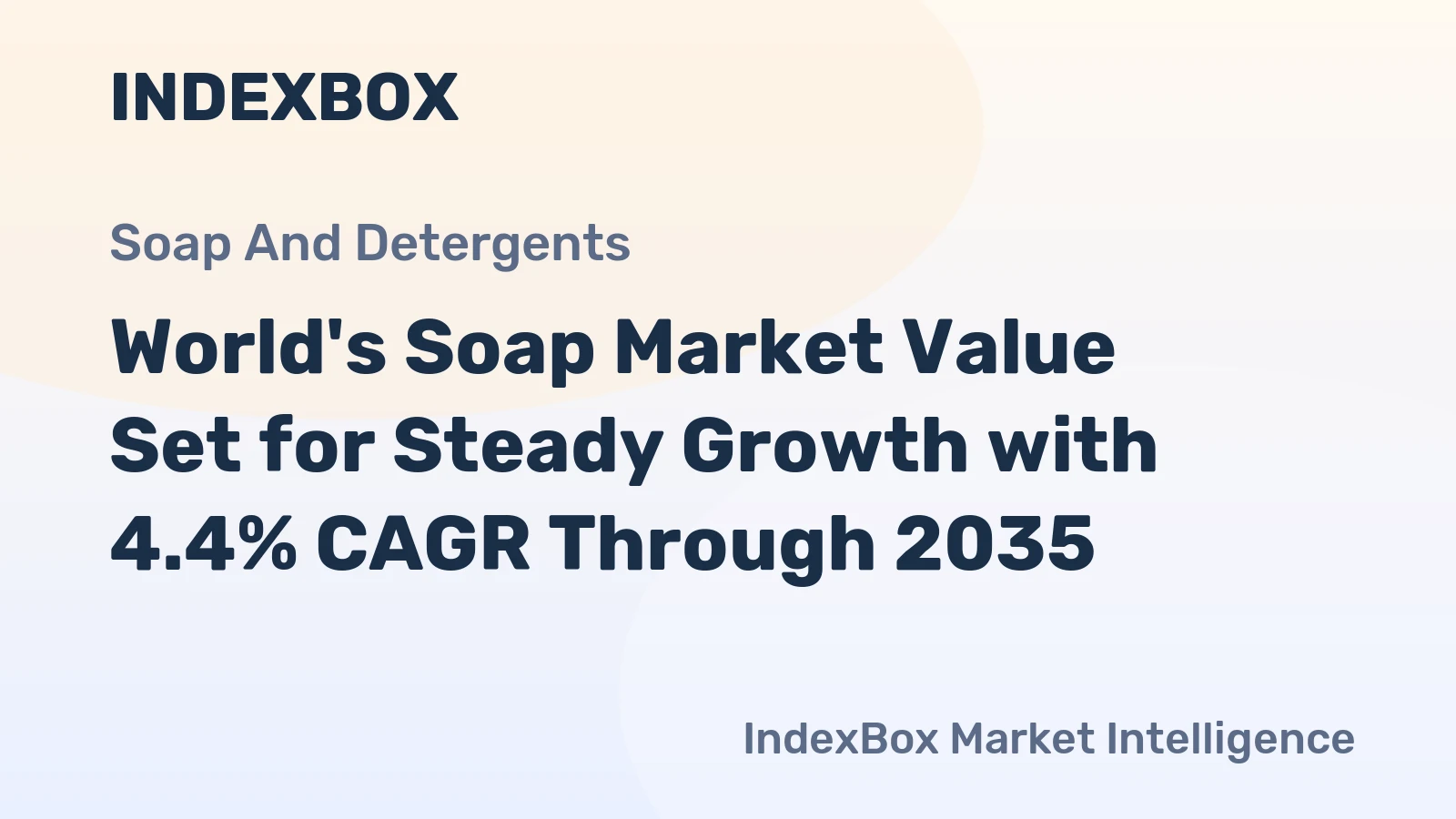 World's Soap Market Value Set for Steady Growth with 4.4% CAGR Through 2035