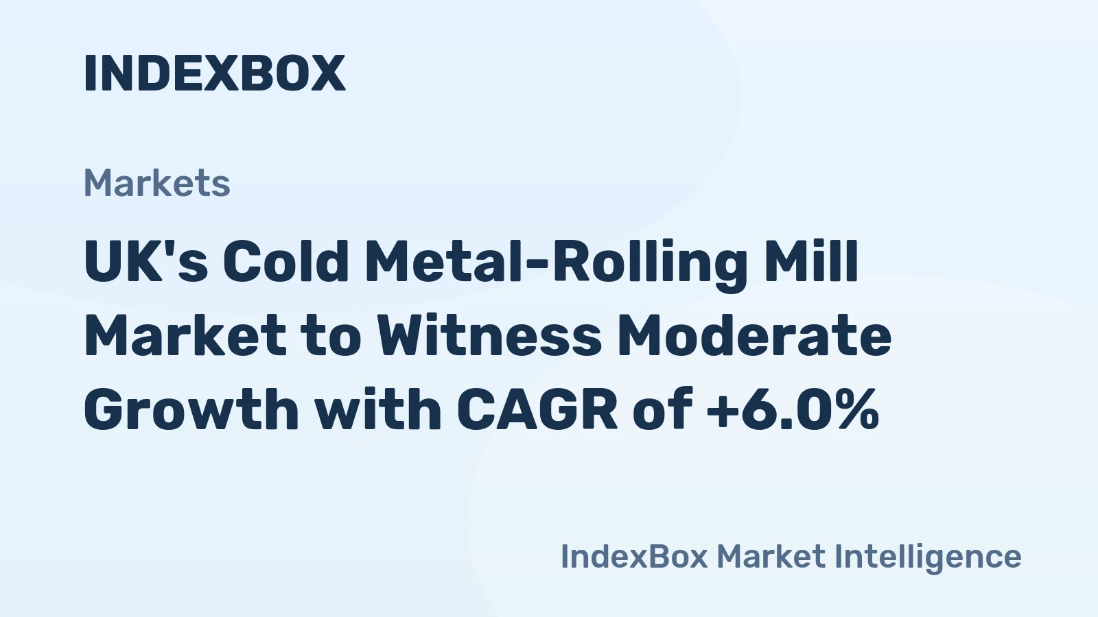 UK's Cold Metal-Rolling Mill Market to Witness Moderate Growth with CAGR of +6.0%