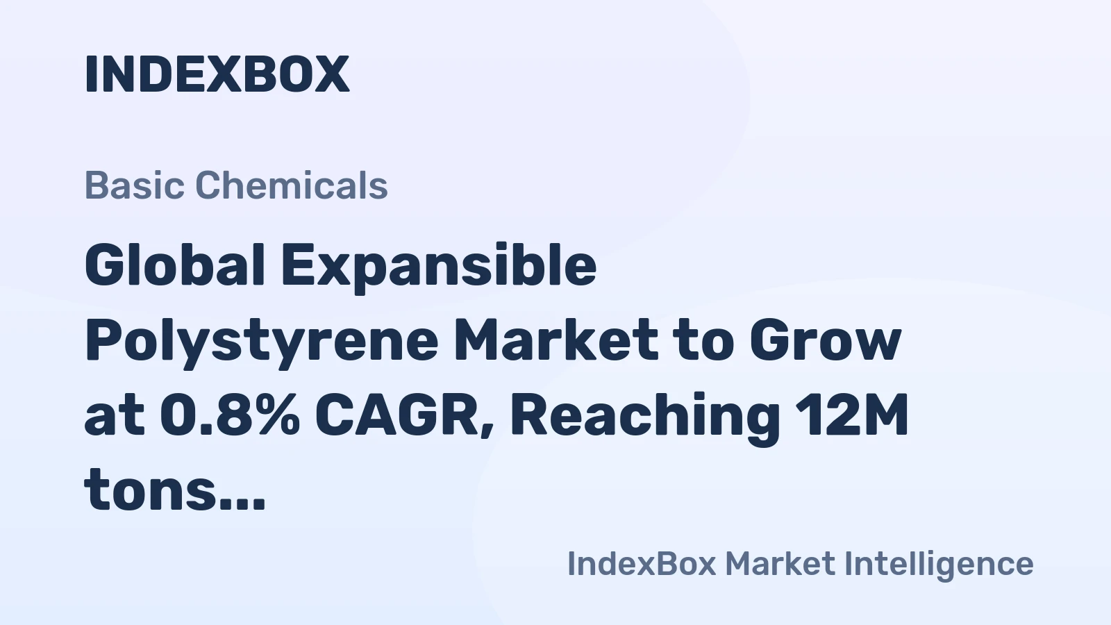 Global Expansible Polystyrene Market to Grow at 0.8% CAGR, Reaching 12M tons by 2035