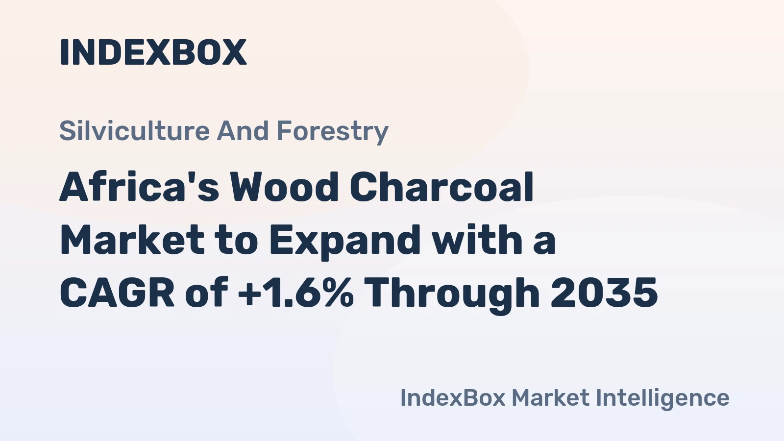 Africa's Wood Charcoal Market to Expand with a CAGR of +1.6% Through 2035