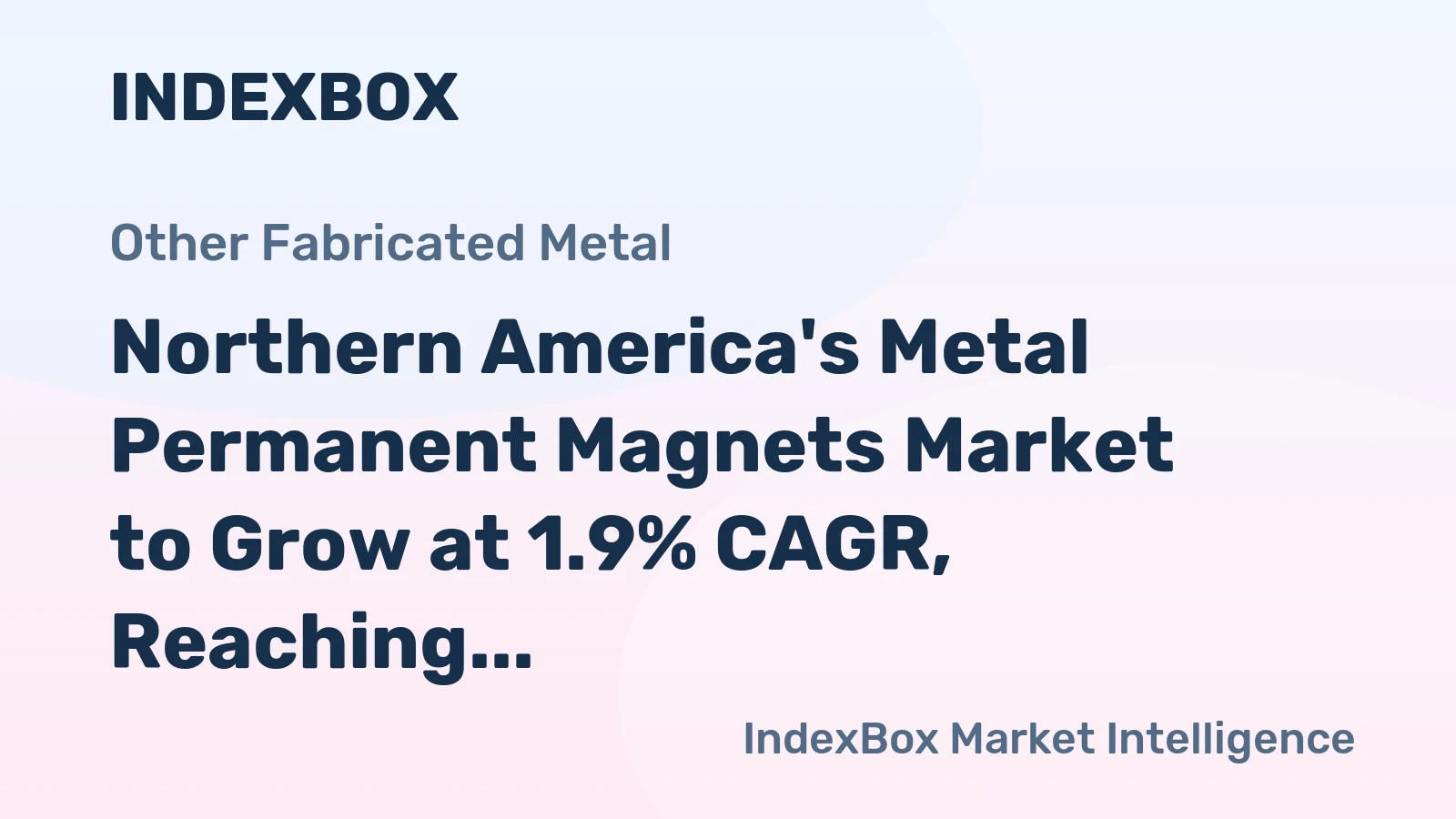 Northern America's Metal Permanent Magnets Market to Grow at 1.9% CAGR, Reaching 65K Tons by 2035