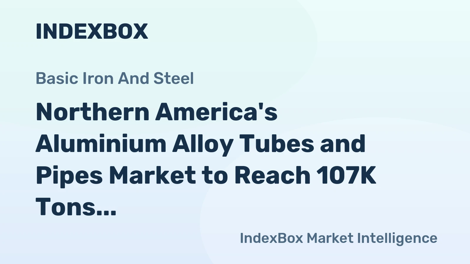 Northern America's Aluminium Alloy Tubes and Pipes Market to Reach 107K Tons by 2035, Valued at $936M