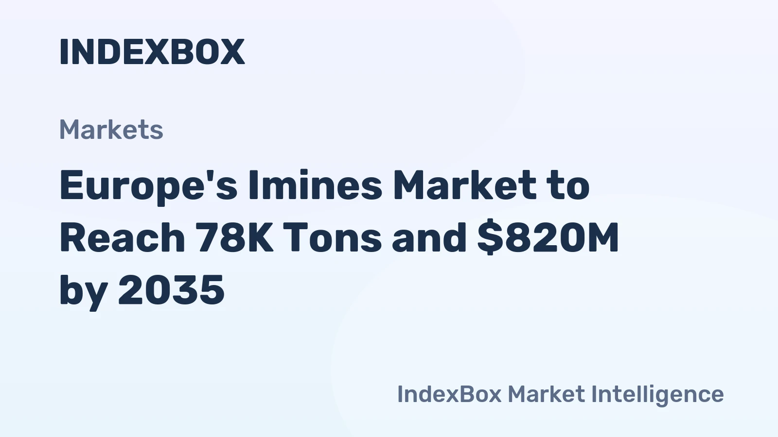 Europe's Imines Market to Reach 78K Tons and $820M by 2035