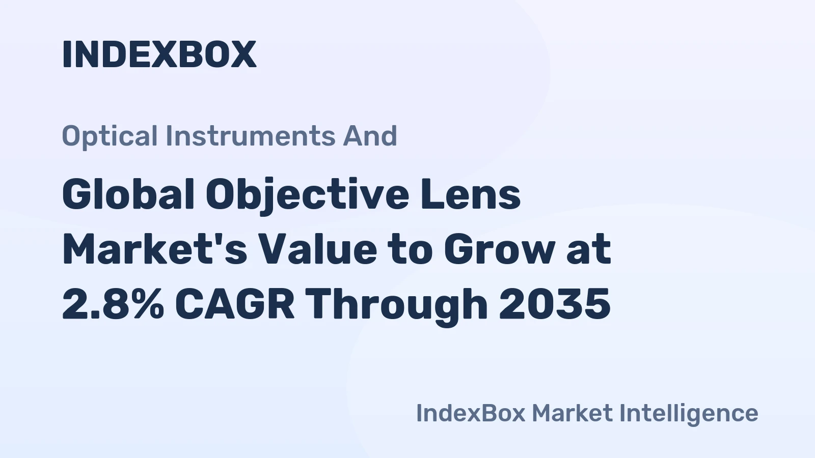 Global Objective Lens Market's Value to Grow at 2.8% CAGR Through 2035
