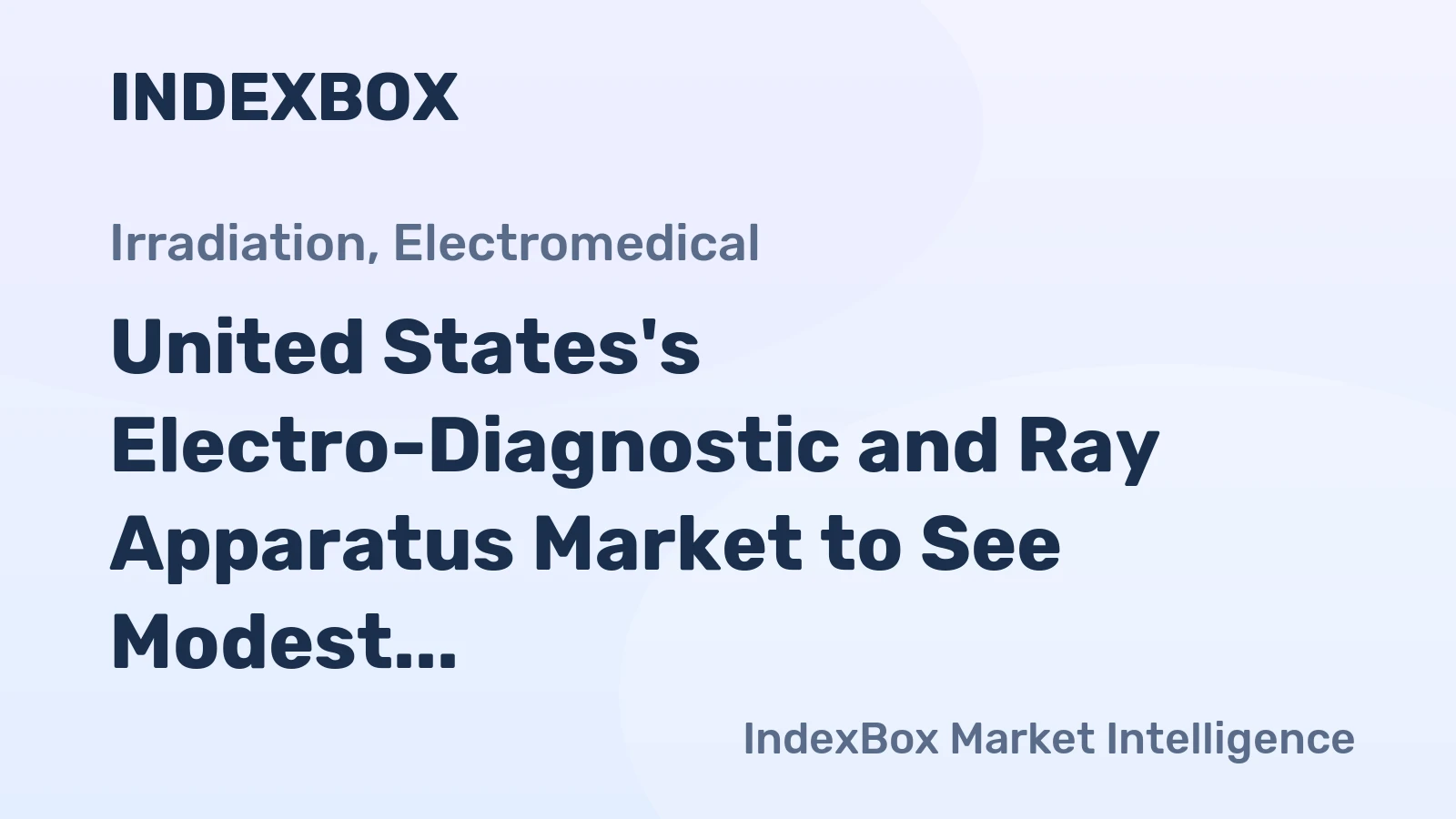 United States's Electro-Diagnostic and Ray Apparatus Market to See Modest Growth with a CAGR of +2.1% from 2024 to 2035
