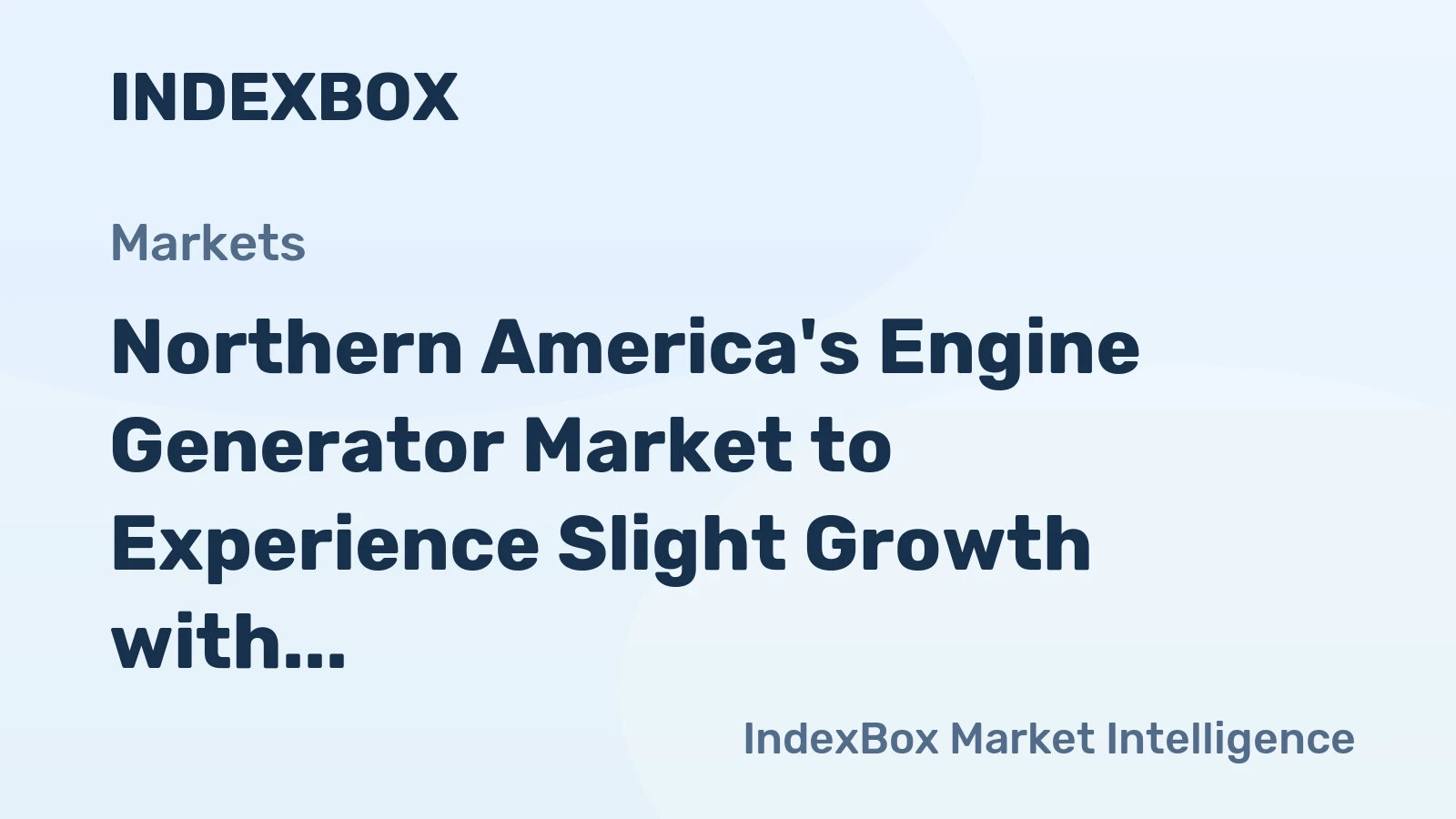 Northern America's Engine Generator Market to Experience Slight Growth with +0.1% CAGR over the Next Decade
