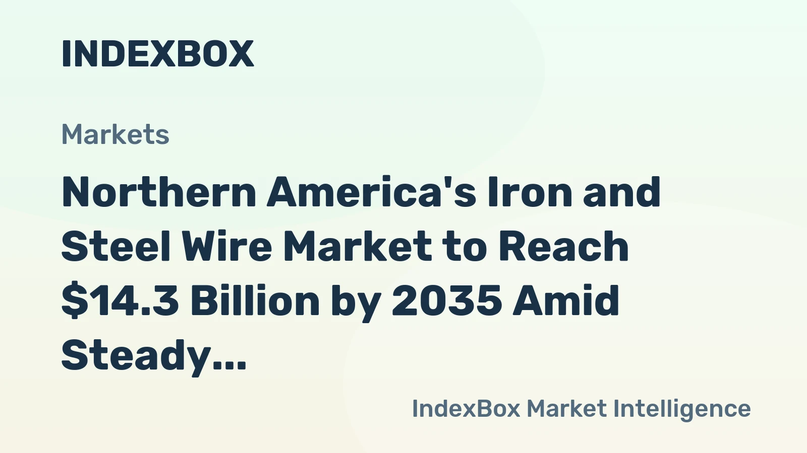 Northern America's Iron and Steel Wire Market to Reach $14.3 Billion by 2035 Amid Steady Volume Growth