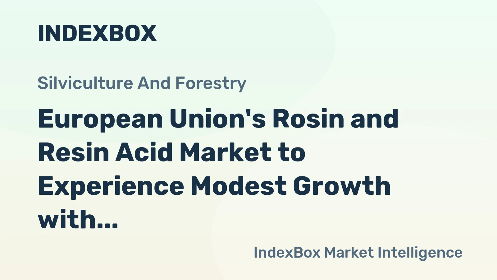European Union's Rosin and Resin Acid Market to Experience Modest Growth with CAGR of +1.2% from 2024 to 2035