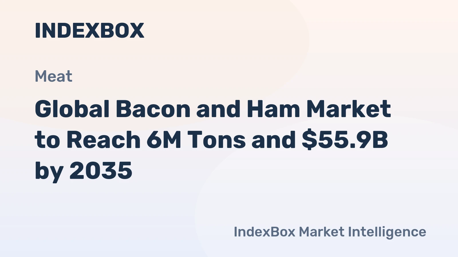 Global Bacon and Ham Market to Reach 6M Tons and $55.9B by 2035
