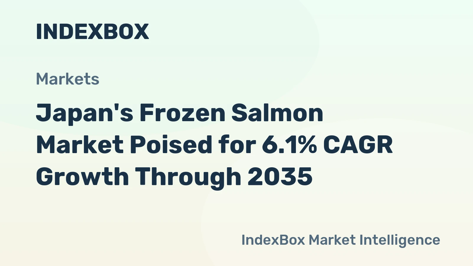 Japan's Frozen Salmon Market Poised for 6.1% CAGR Growth Through 2035
