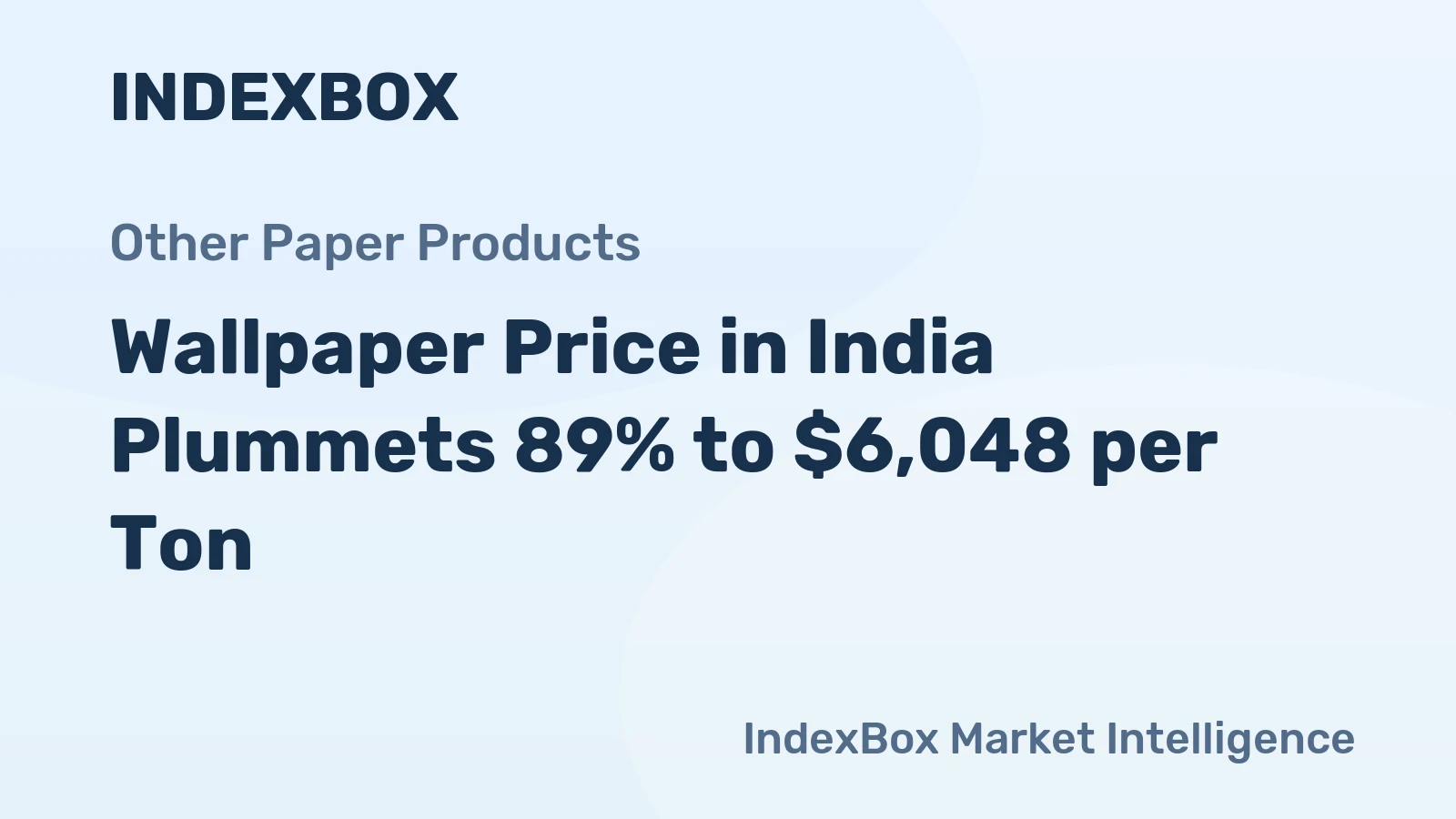 Wallpaper Price in India Plummets 89% to $6,048 per Ton
