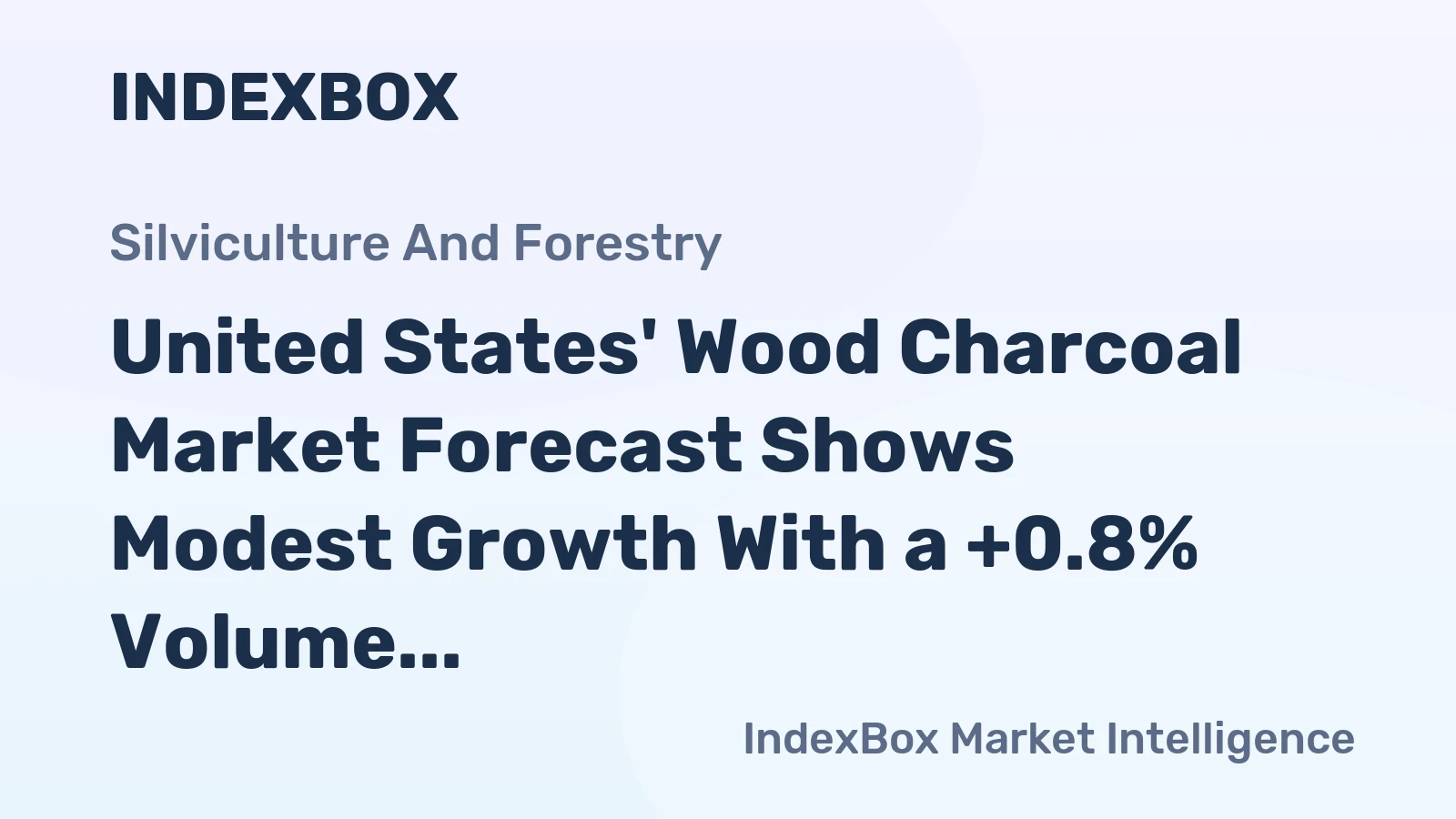 United States' Wood Charcoal Market Forecast Shows Modest Growth With a +0.8% Volume CAGR Through 2035