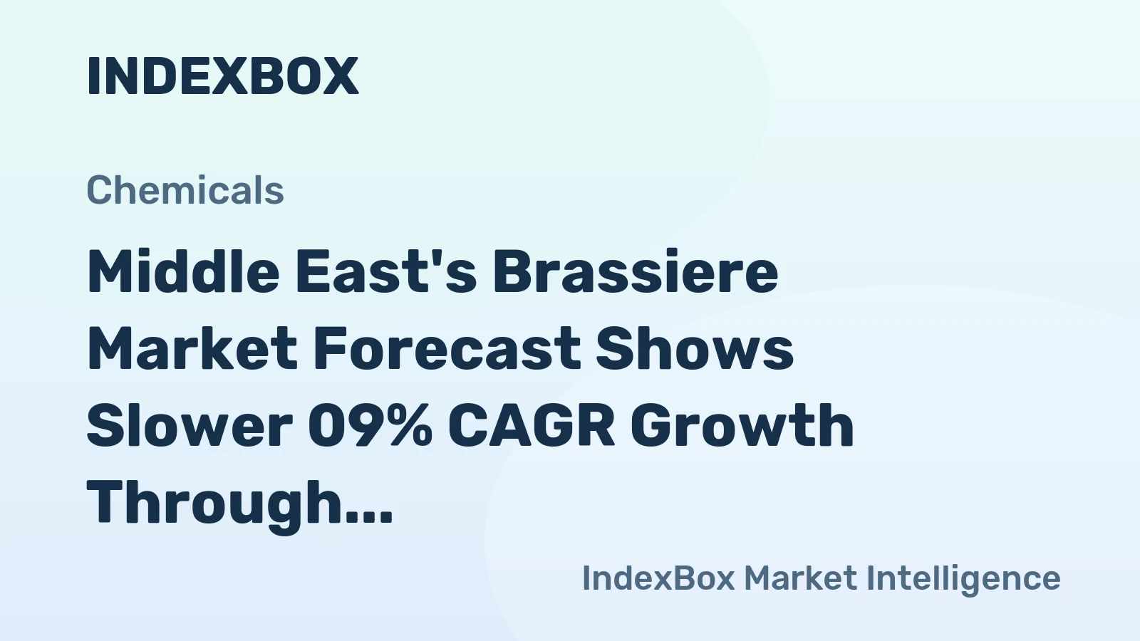 Middle East's Brassiere Market Forecast Shows Slower 09% CAGR Growth Through 2035