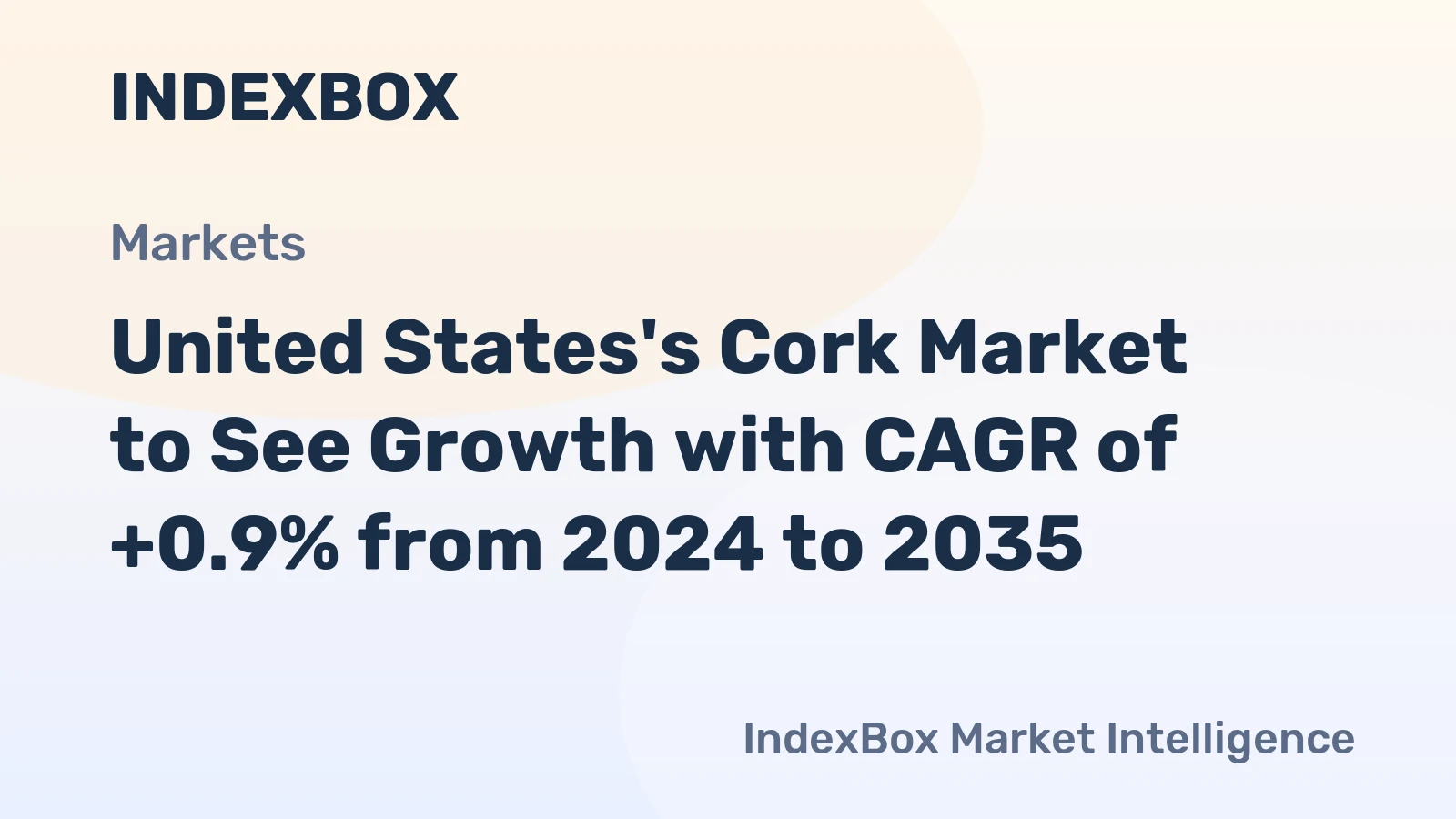 United States's Cork Market to See Growth with CAGR of +0.9% from 2024 to 2035