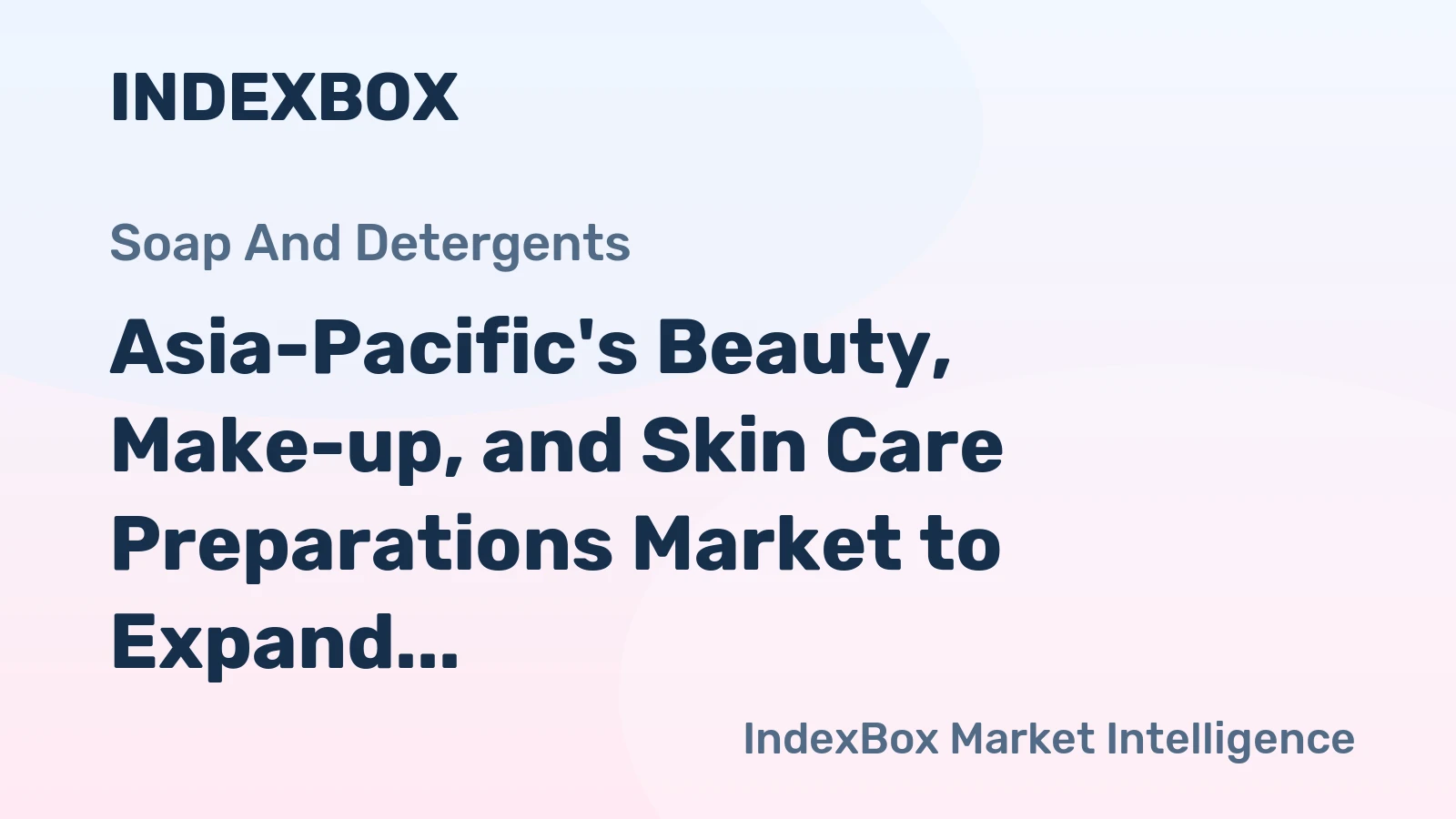Asia-Pacific's Beauty, Make-up, and Skin Care Preparations Market to Expand at a CAGR of +0.3% from 2024 to 2035