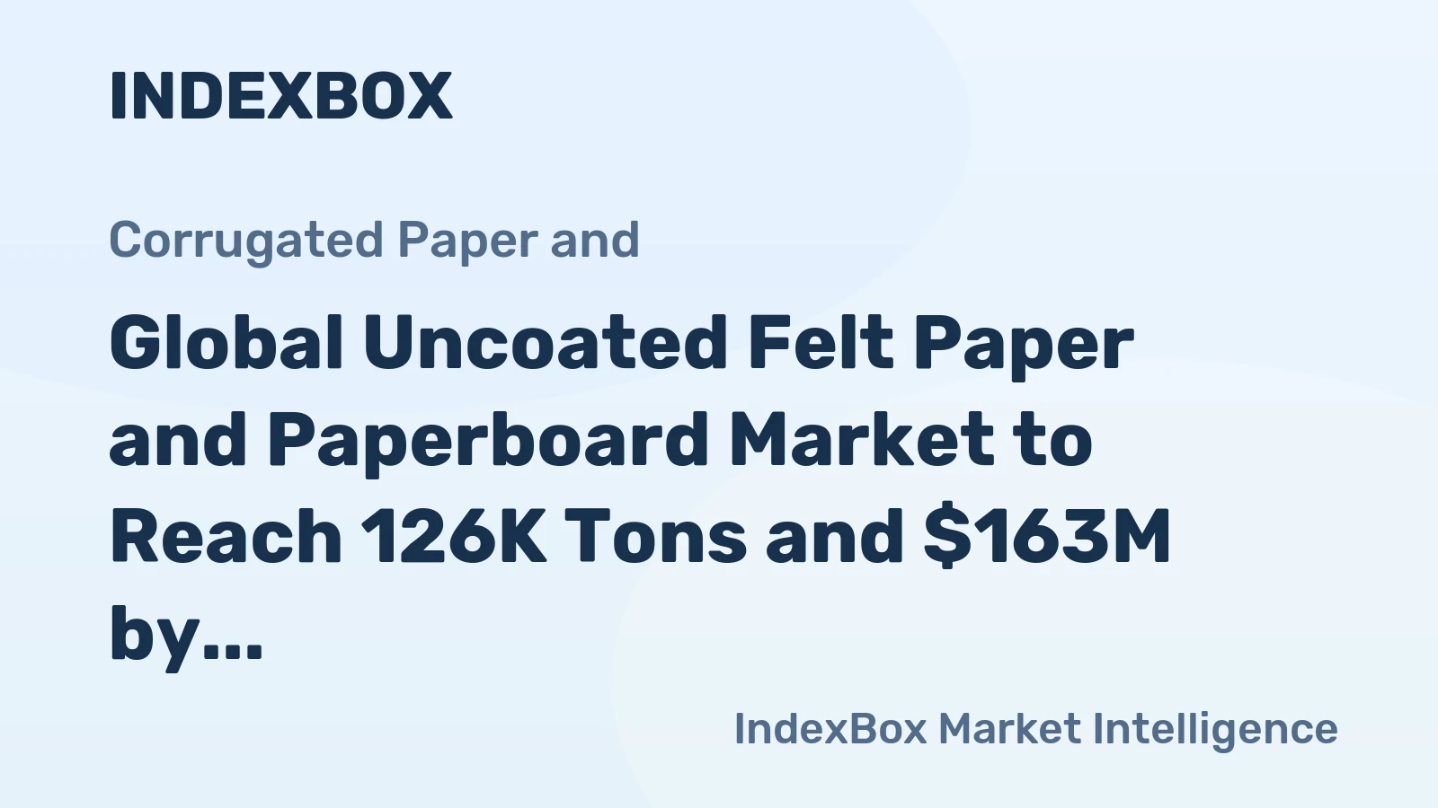 Global Uncoated Felt Paper and Paperboard Market to Reach 126K Tons and $163M by 2035, with Slowing Growth Expected