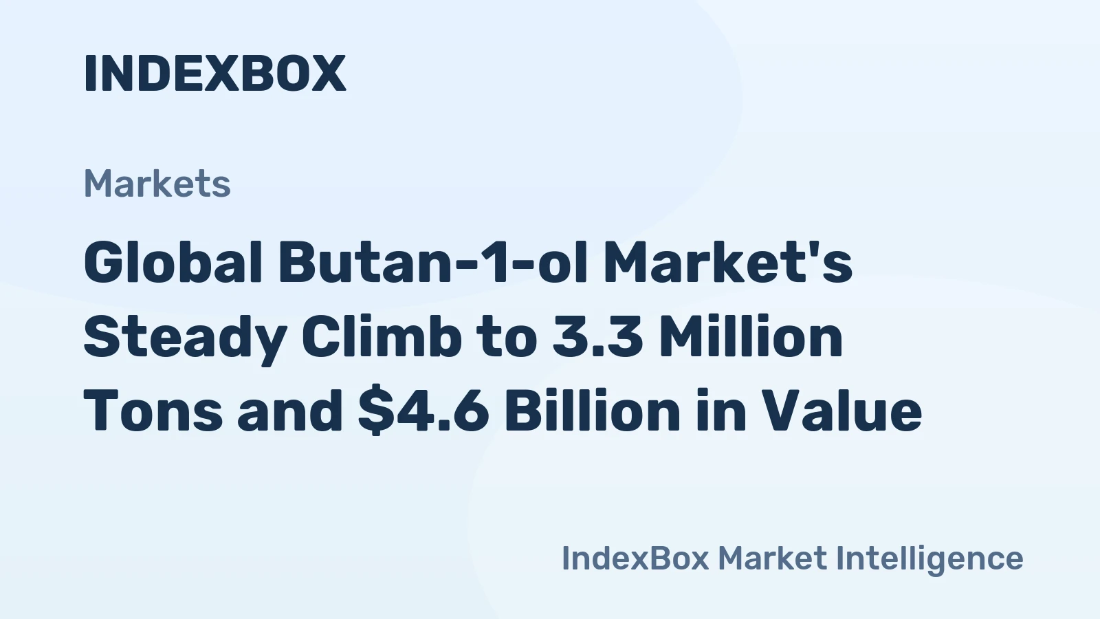 Global Butan-1-ol Market's Steady Climb to 3.3 Million Tons and $4.6 Billion in Value