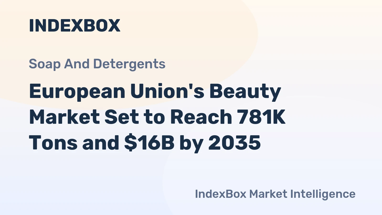 European Union's Beauty Market Set to Reach 781K Tons and $16B by 2035