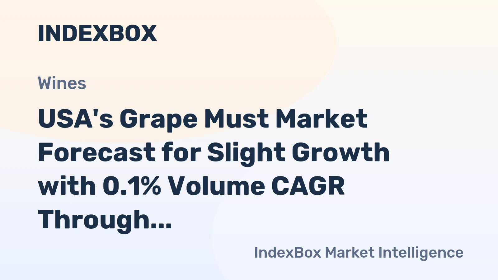USA's Grape Must Market Forecast for Slight Growth with 0.1% Volume CAGR Through 2035