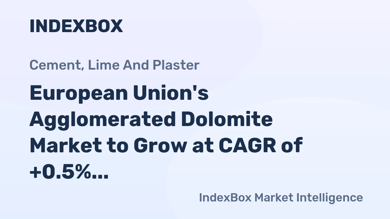 European Union's Agglomerated Dolomite Market to Grow at CAGR of +0.5%, Reaching 121K Tons by 2035