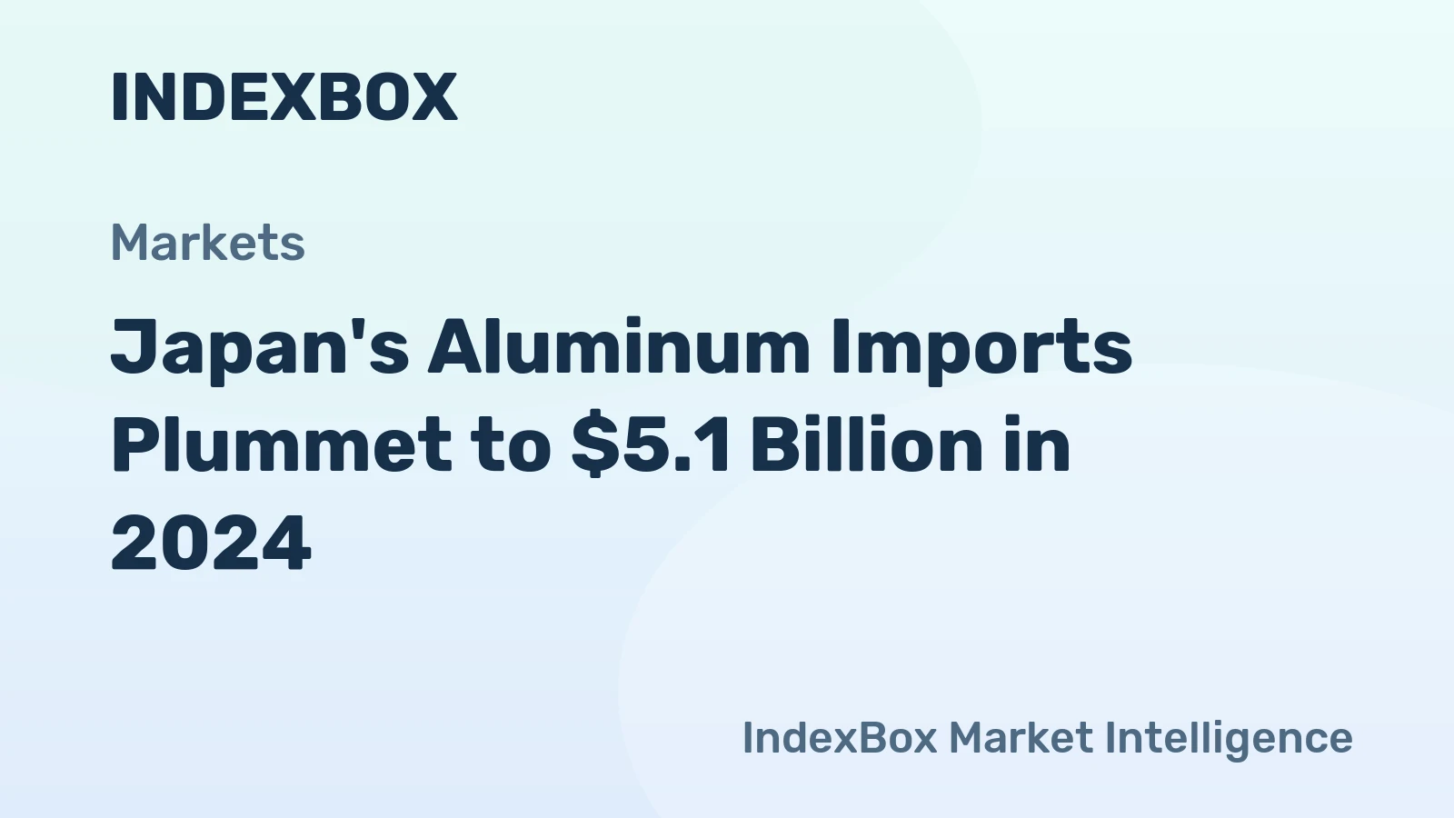 Japan's Aluminum Imports Plummet to $5.1 Billion in 2024