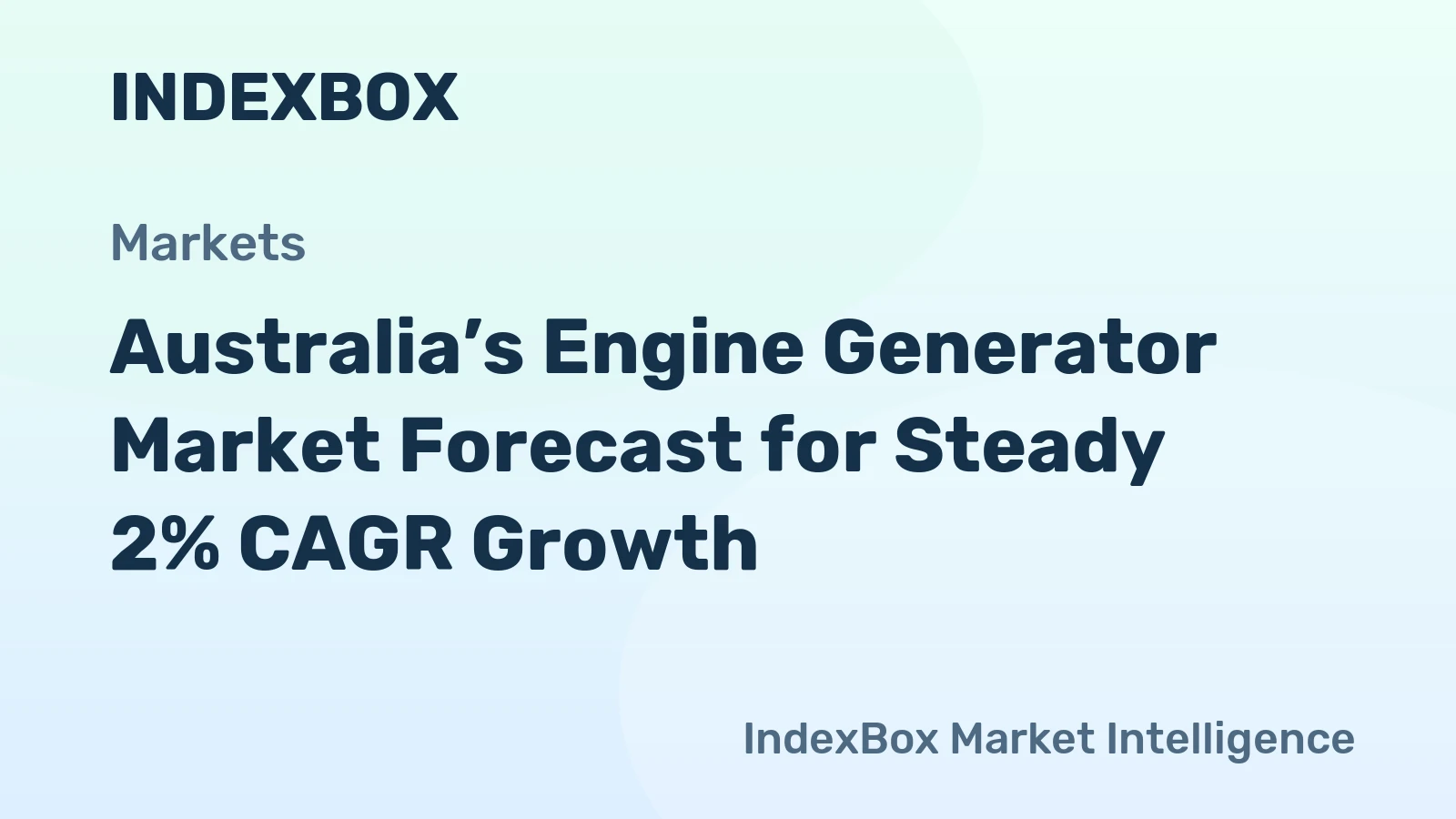 Australia’s Engine Generator Market Forecast for Steady 2% CAGR Growth