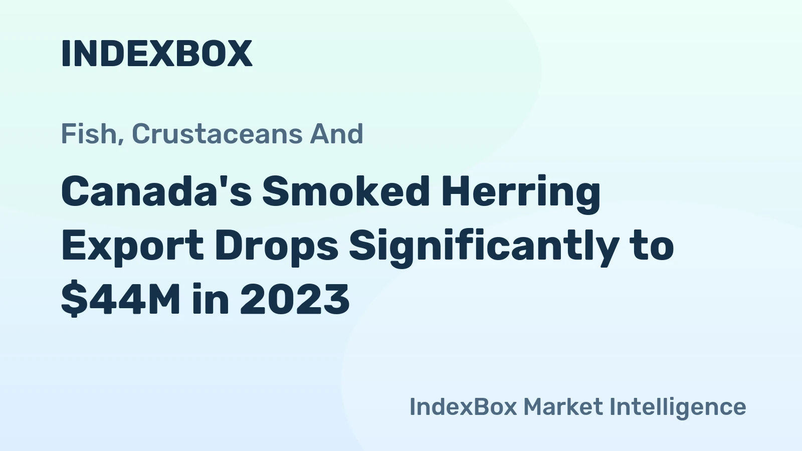 Canada's Smoked Herring Export Drops Significantly to $44M in 2023