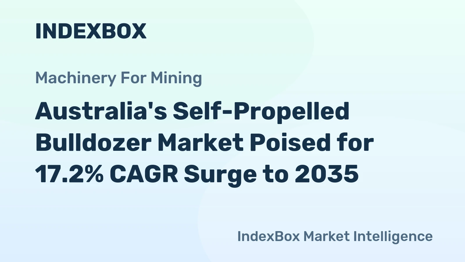 Australia's Self-Propelled Bulldozer Market Poised for 17.2% CAGR Surge to 2035