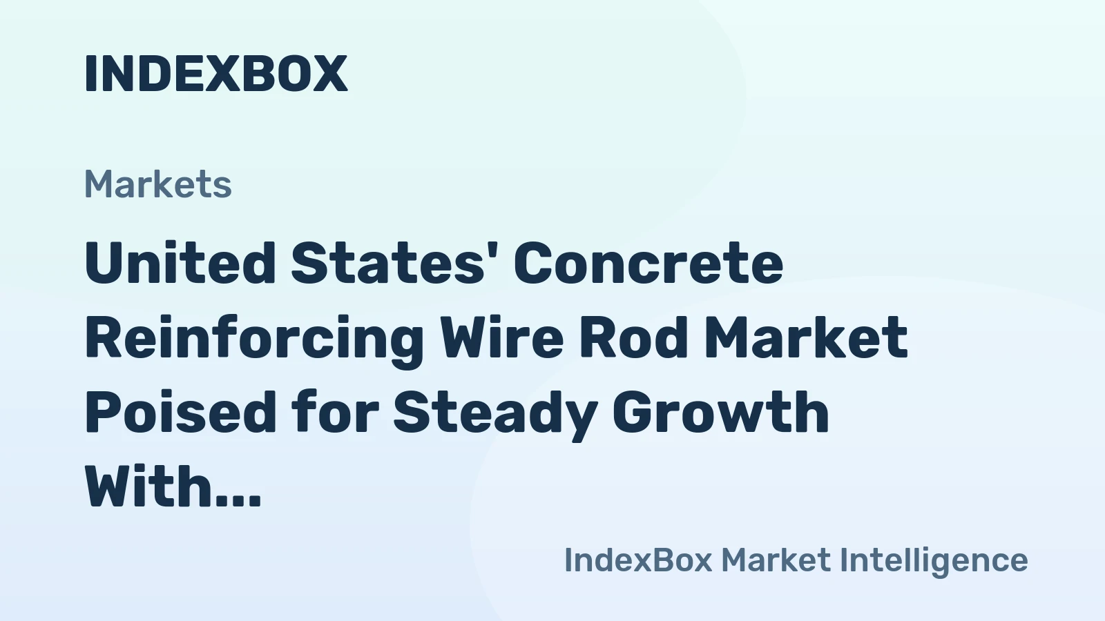 United States' Concrete Reinforcing Wire Rod Market Poised for Steady Growth With 4.1% Value CAGR Through 2035